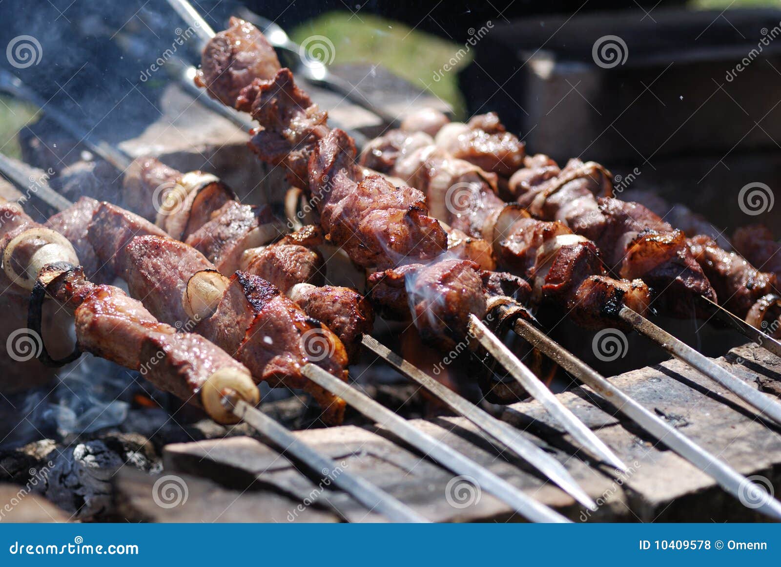Shashlik stock photo. Image of healthy, colored, close - 10409578