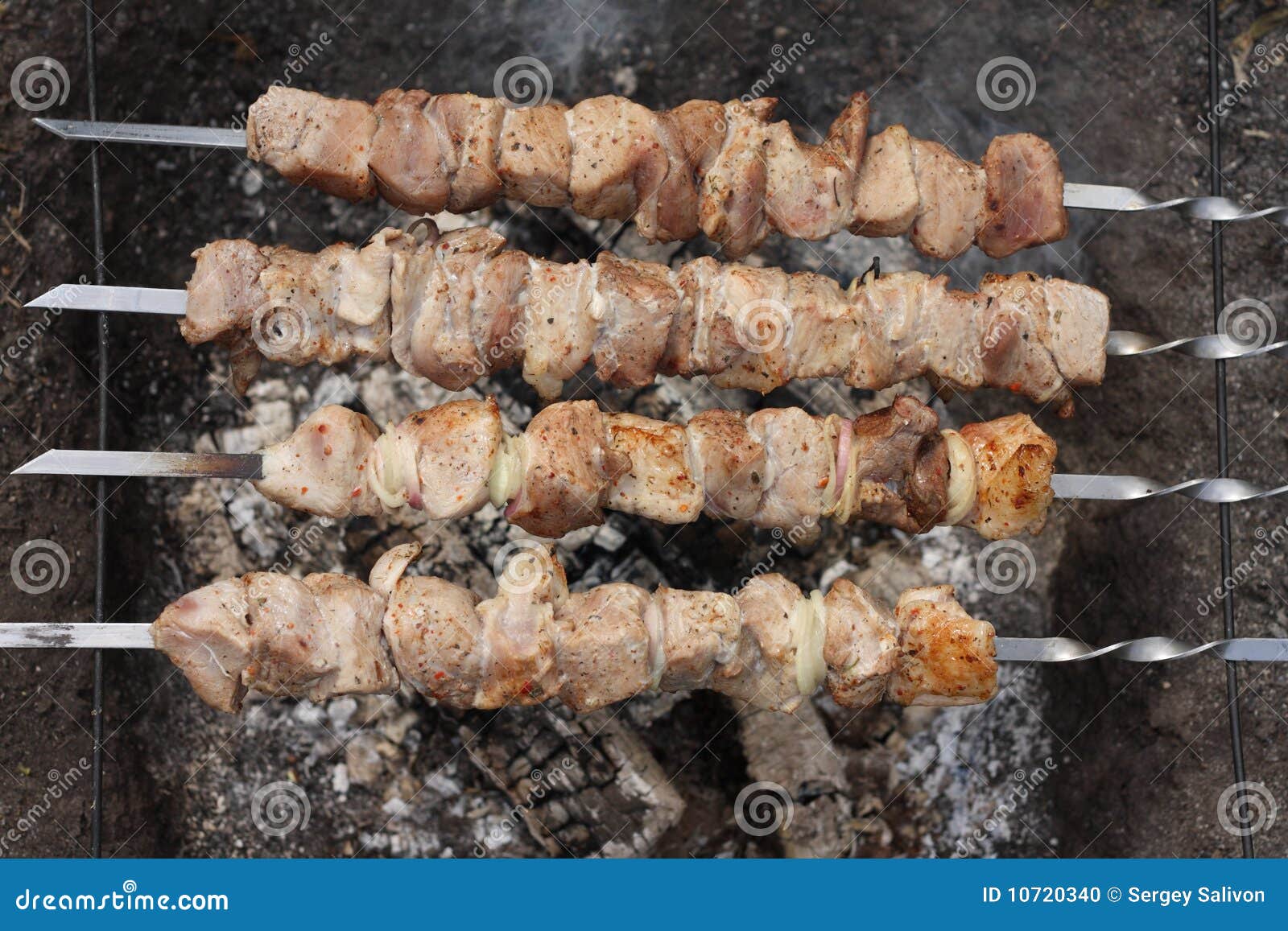Shashlik stock photo. Image of kebab, outdoors, meal - 10720340