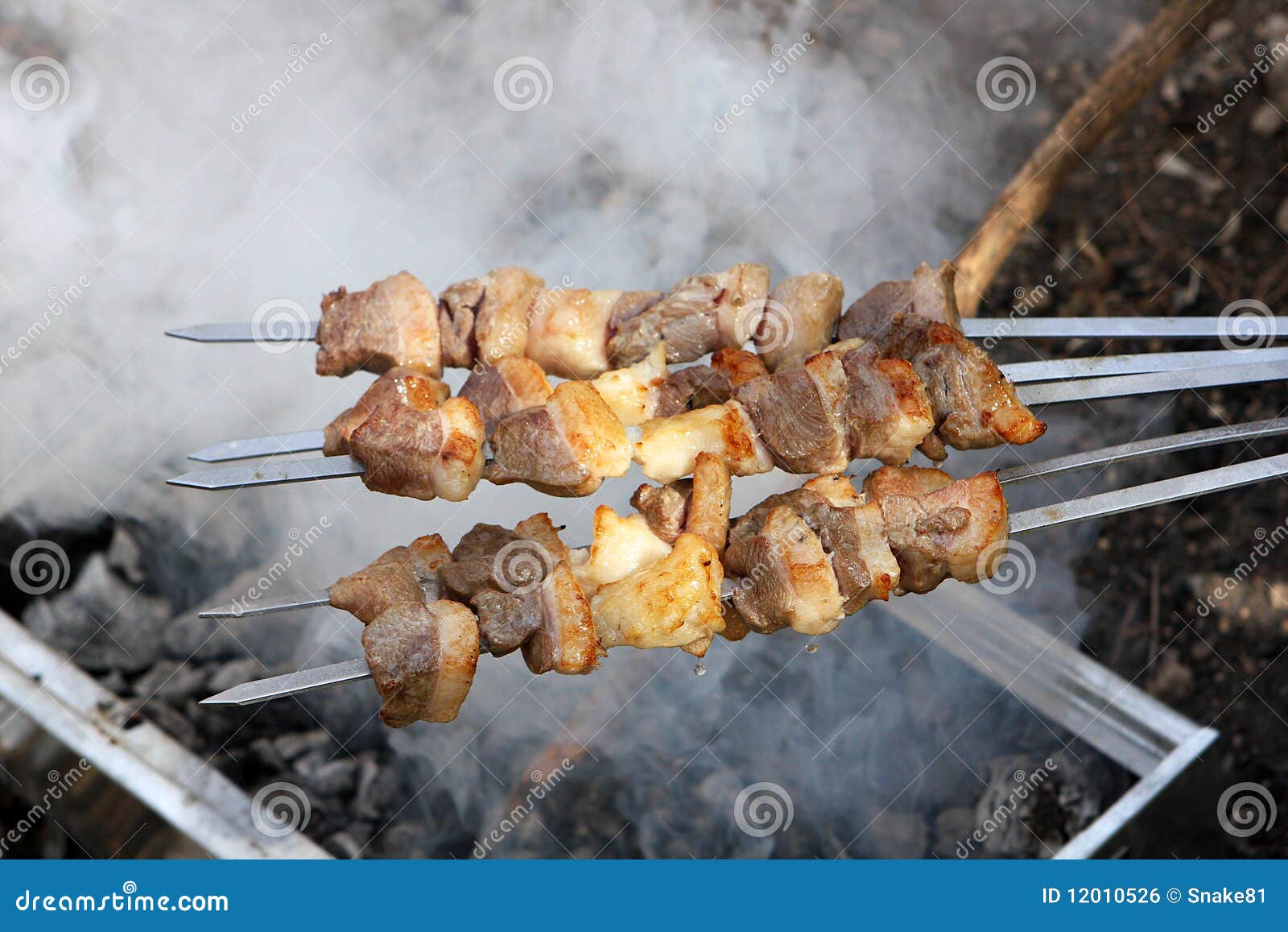 Shashlik stock photo. Image of food, cooking, grilled - 12010526