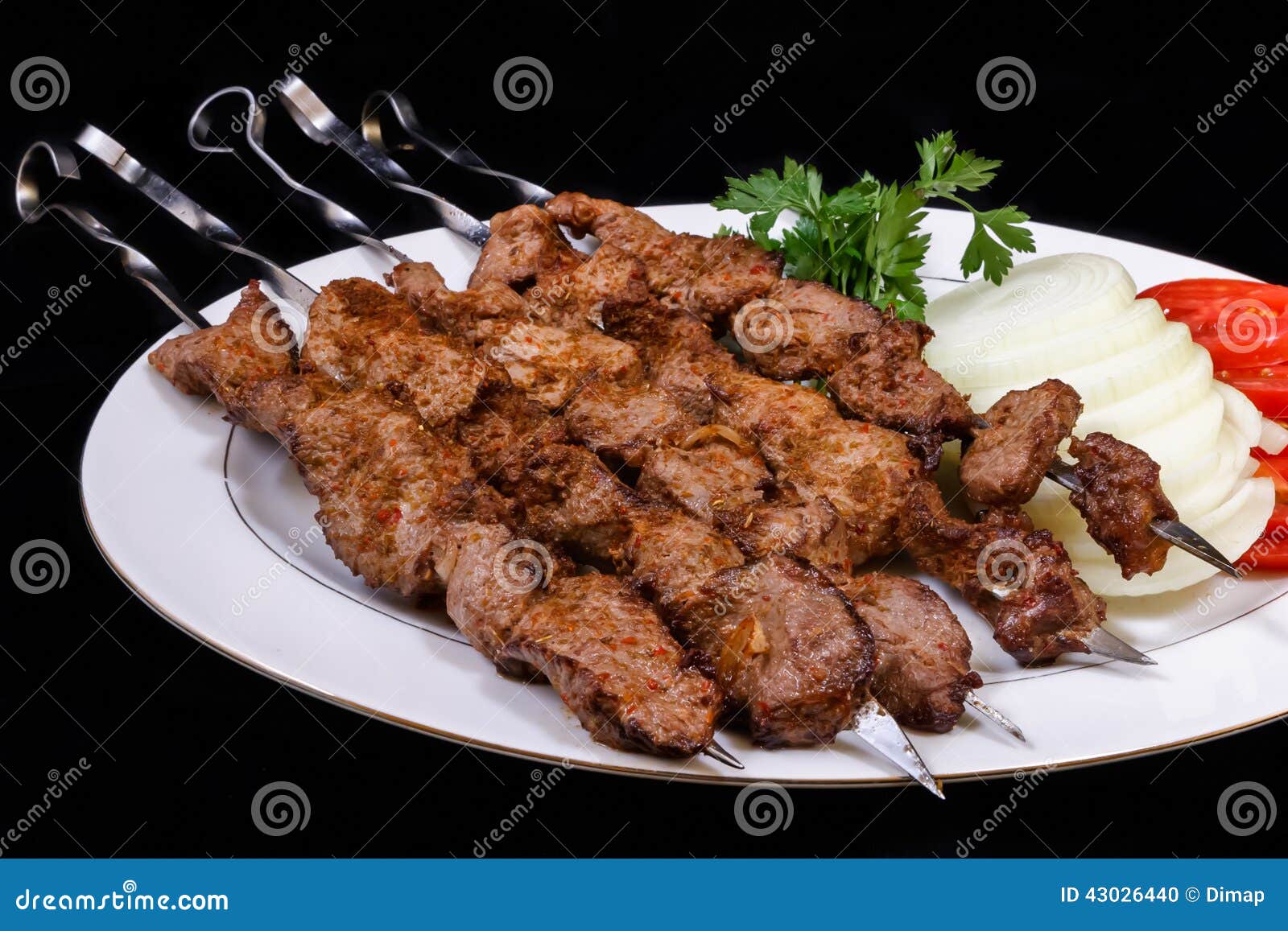 Shashlik arkivfoto. Bild av maträtt, kokkonst, lamm, kines - 43026440