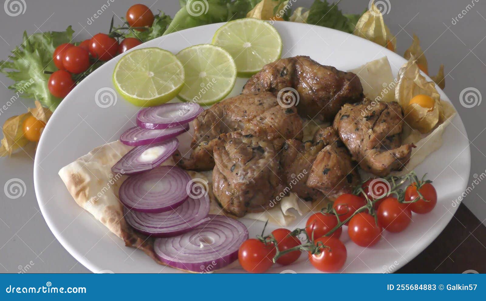 Shashlik Cooked on the Mangale Stock Video - Video of barbecue, pepper ...