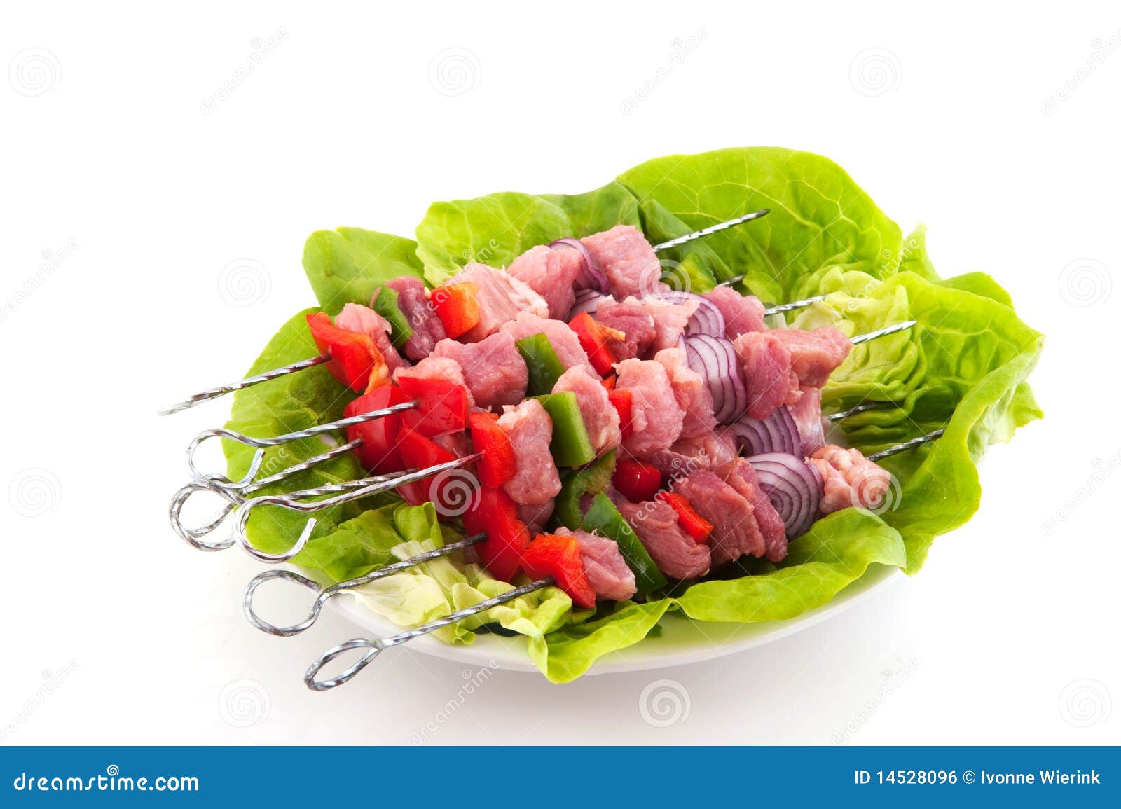 Shaslick meat pins for BBQ stock photo. Image of background - 14528096