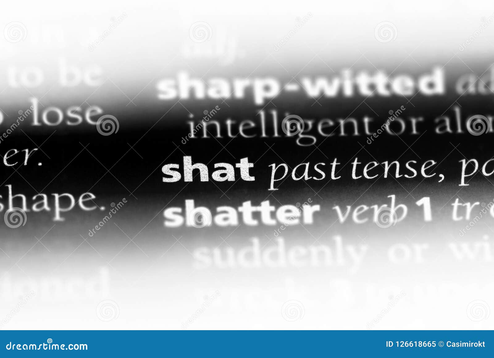 Shat stock image. Image of printed, info, concept, text - 126618665