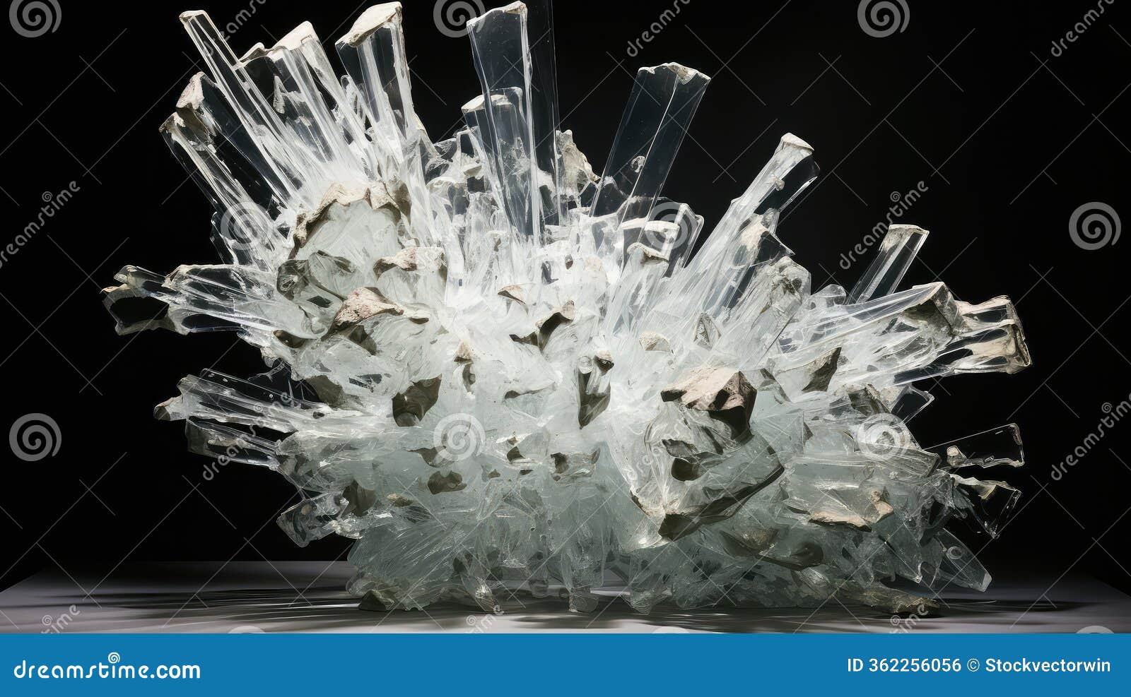 Shatter exploding glass stock illustration. Illustration of impact ...