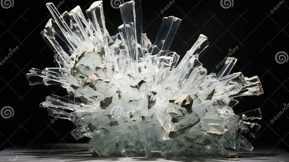 Shatter exploding glass stock illustration. Illustration of impact ...