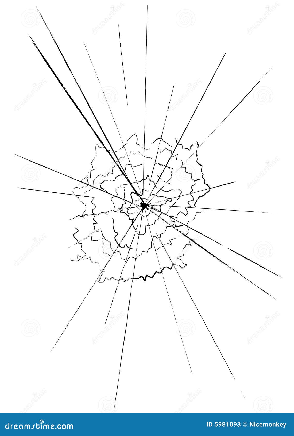 Shatter Glass With Particle. Abstract Broken Debris. Explode Effect For ...