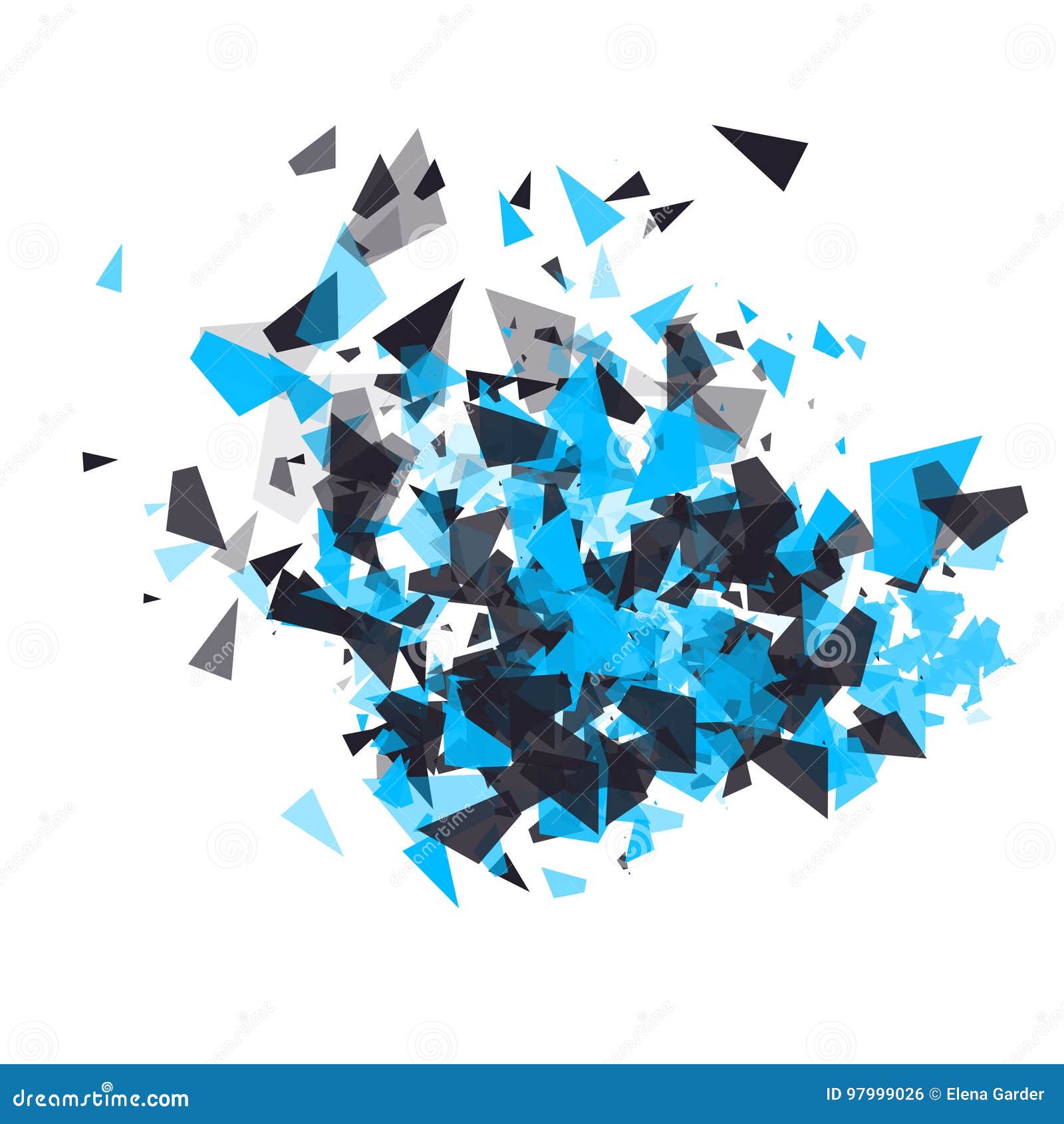 Shatter Vector Design Element. Stock Vector - Illustration of design ...