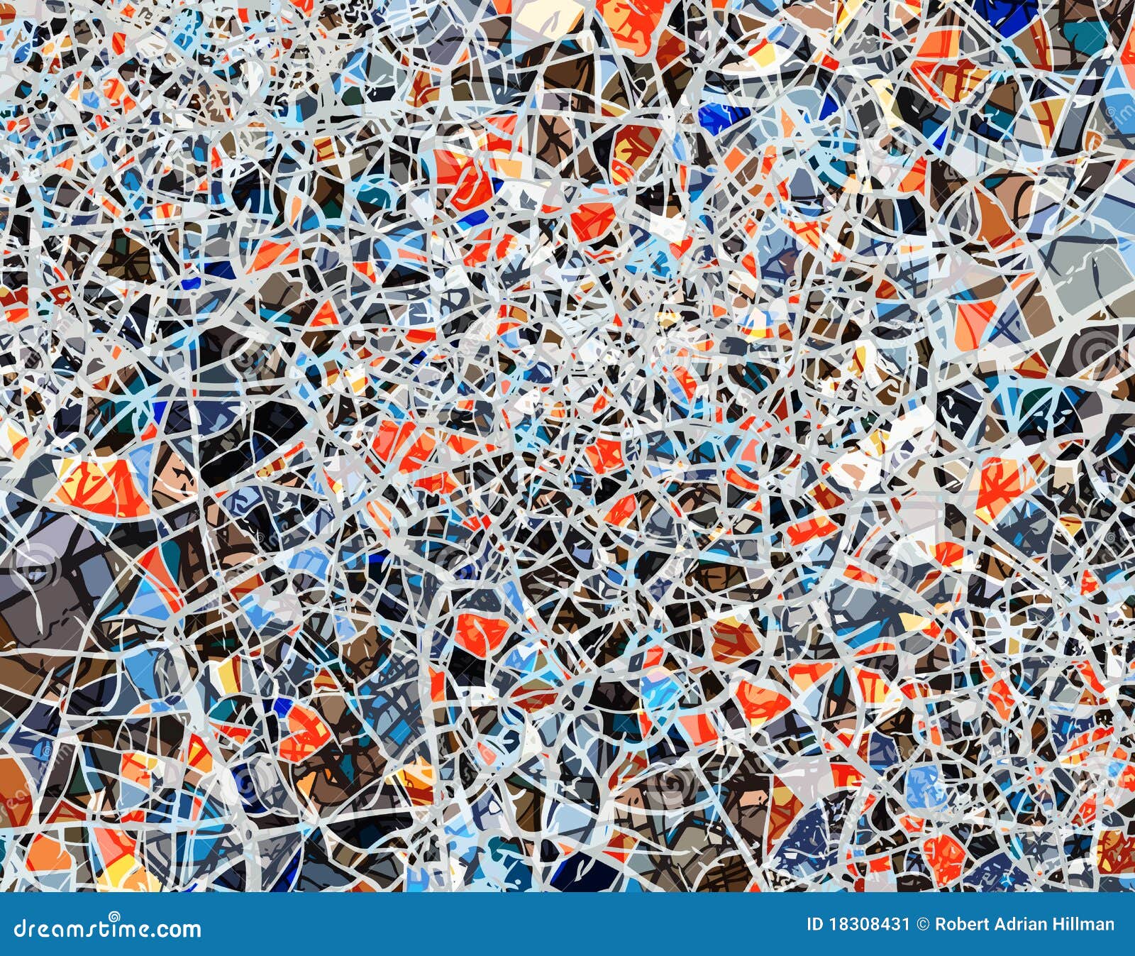 Shattered Background Cartoon Vector | CartoonDealer.com #18308431