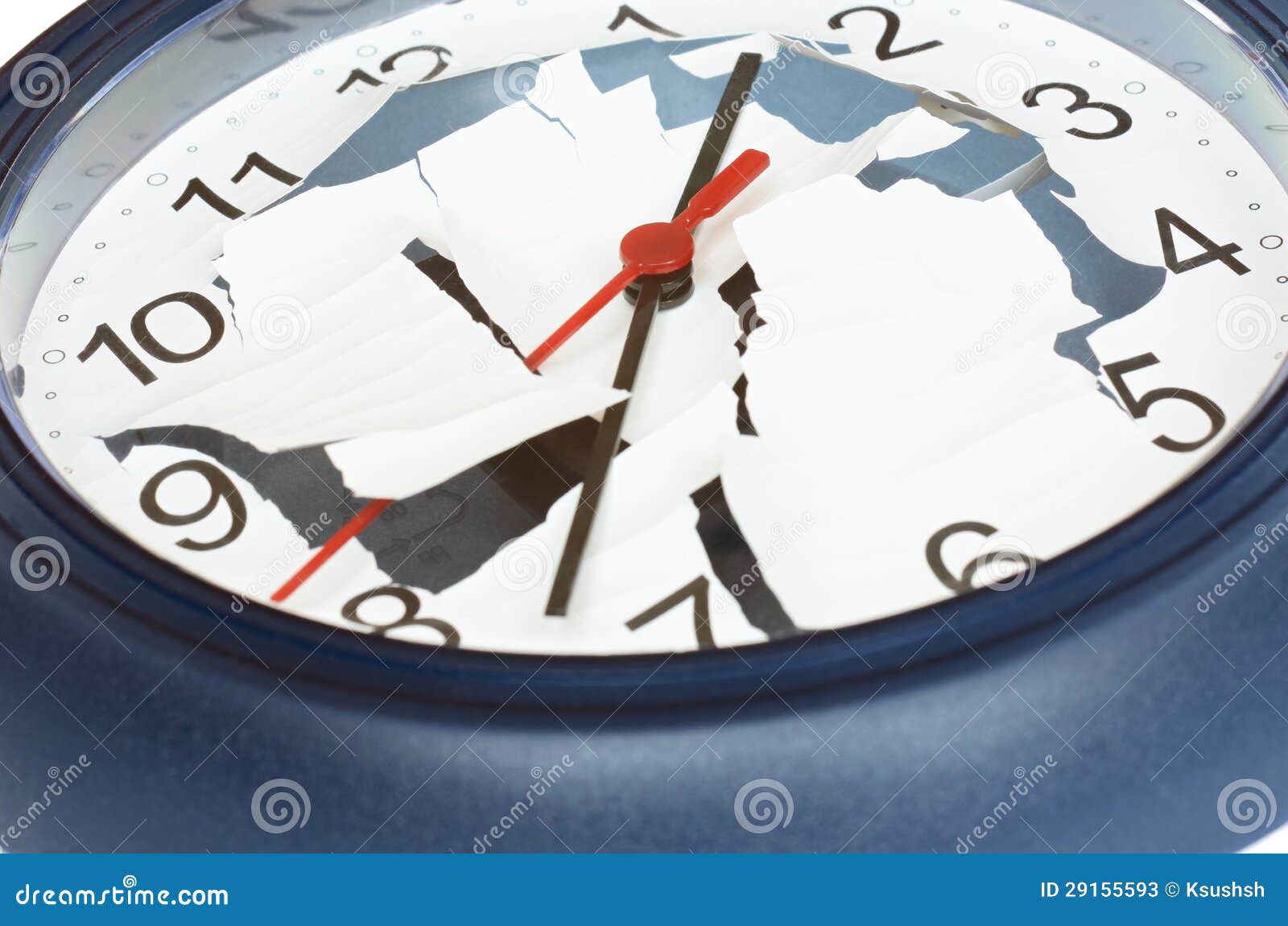 Shattered clock stock image. Image of circle, classic - 29155593
