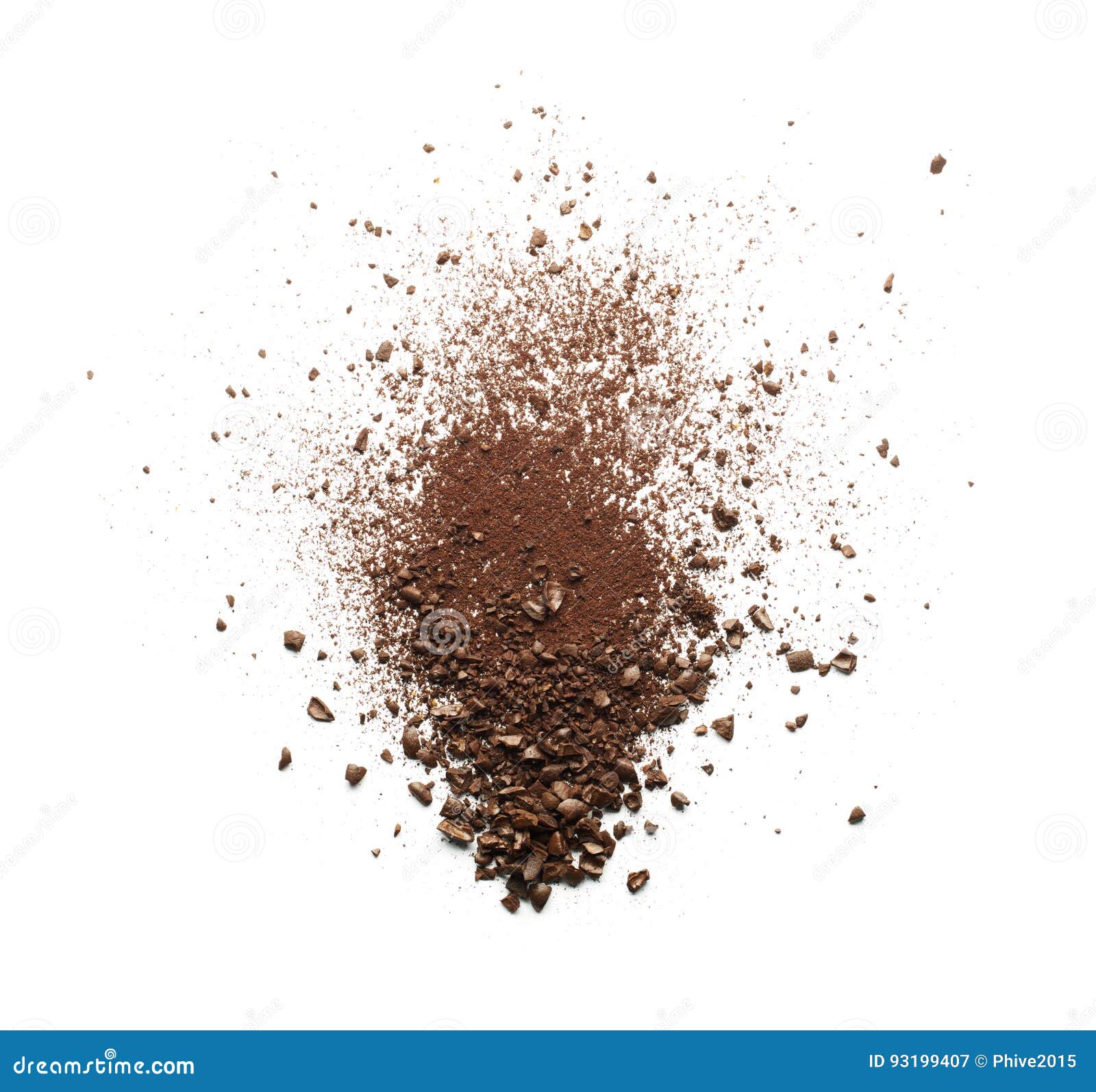 Coffee Powder Or Topping For The Vending Machine. Royalty-Free Stock ...