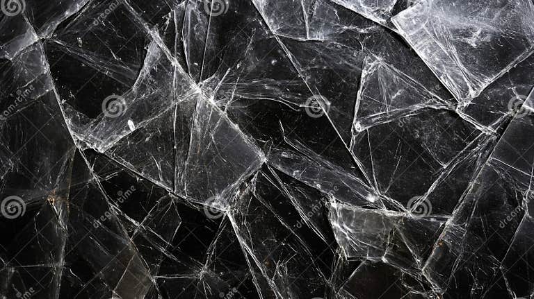 Shattered Crystal Abstract Dark Background Texture Stock Illustration ...