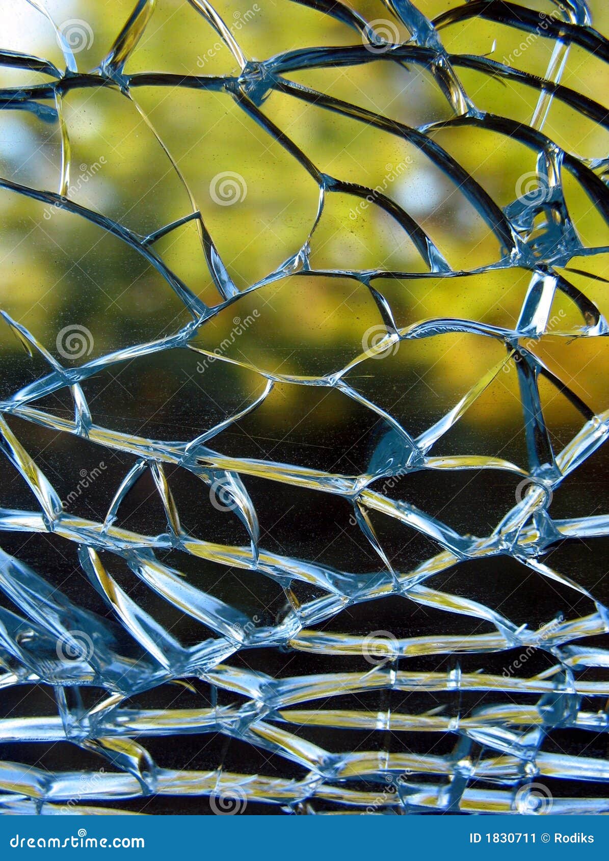 Shattered glass stock image. Image of fragment, detail - 1830711