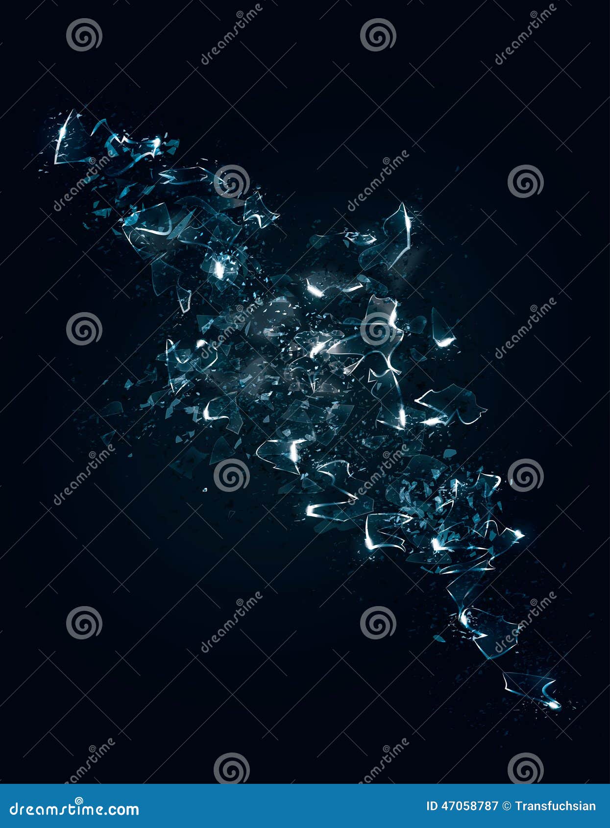 Shattered glass background stock vector. Illustration of graphic - 47058787