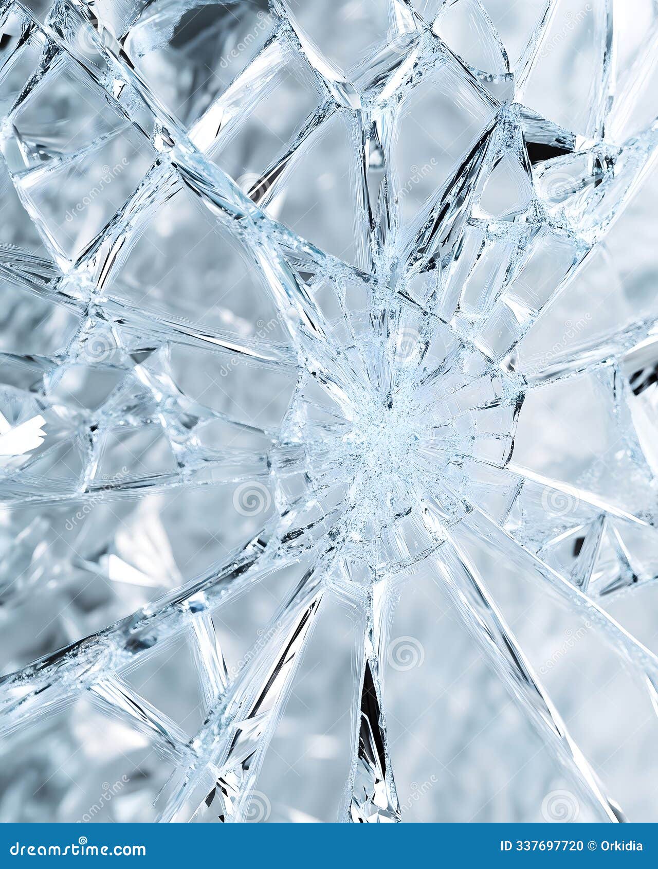 Shattered Glass Impact Background Stock Illustration - Illustration of ...