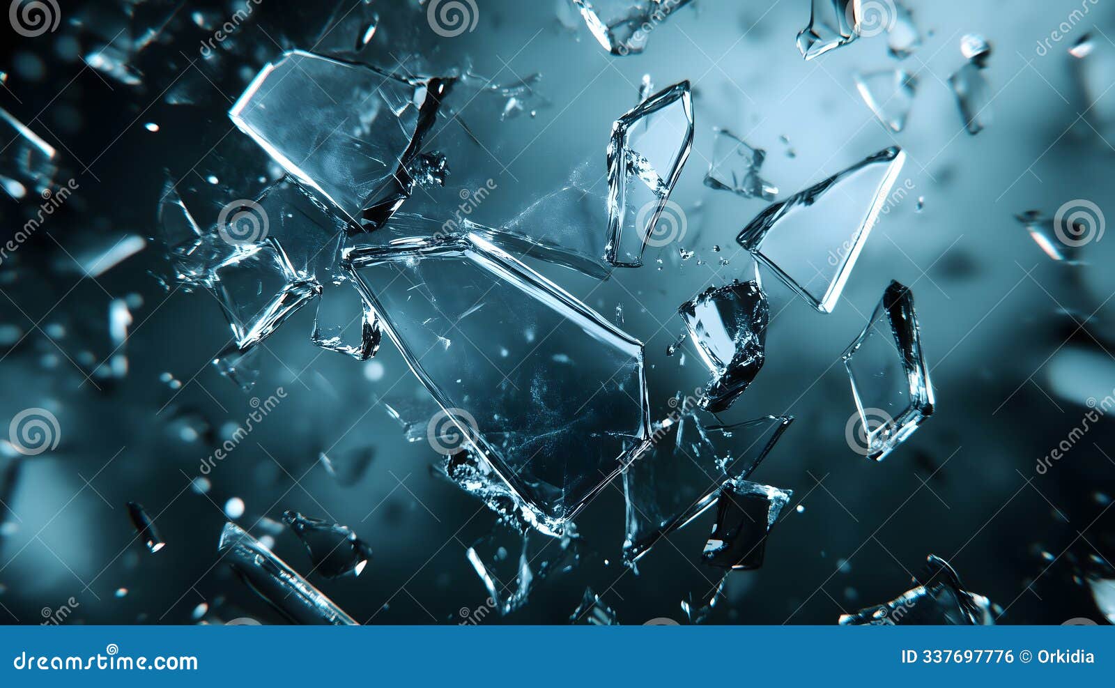 Shattered Glass Impact Background Stock Illustration - Illustration of ...