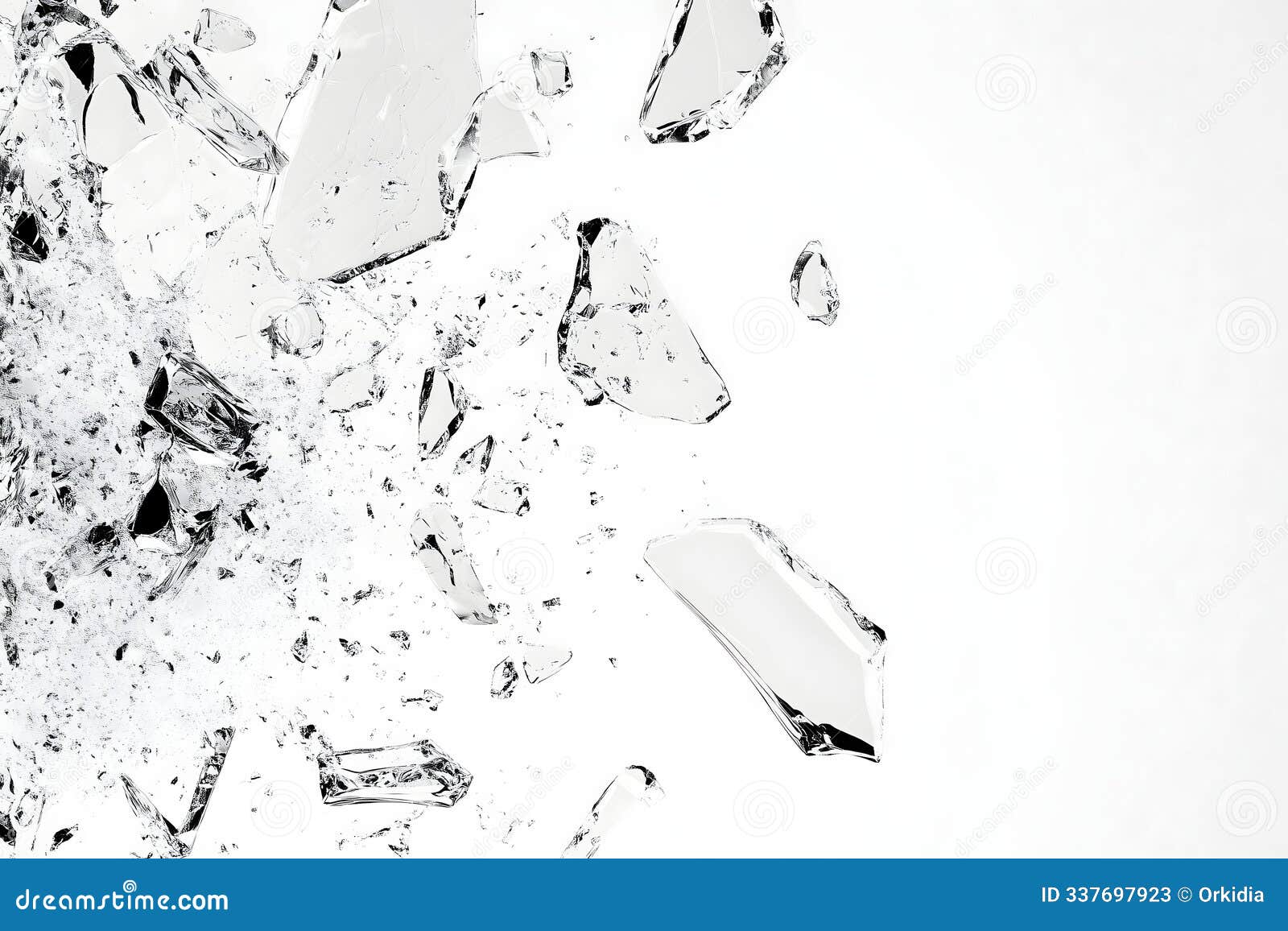 Shattered Glass Impact Background Stock Illustration - Illustration of ...