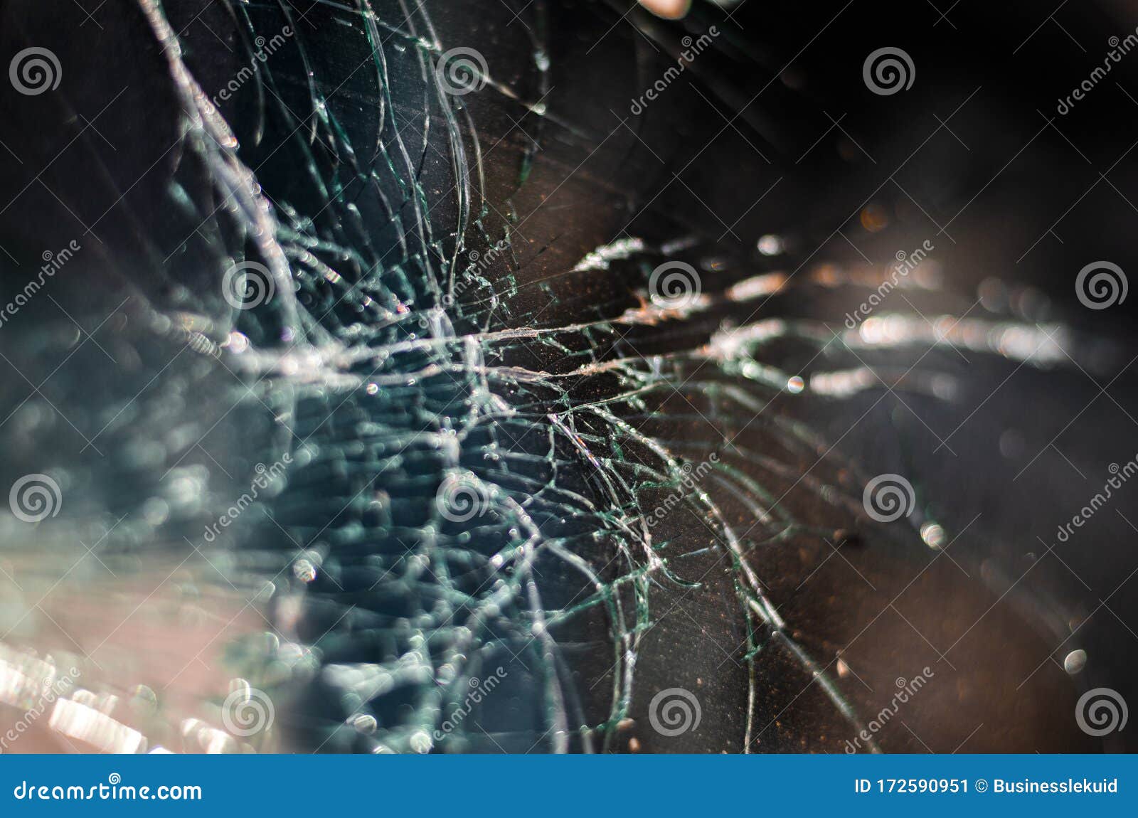Shattered glass pane stock image. Image of window, glass - 172590951