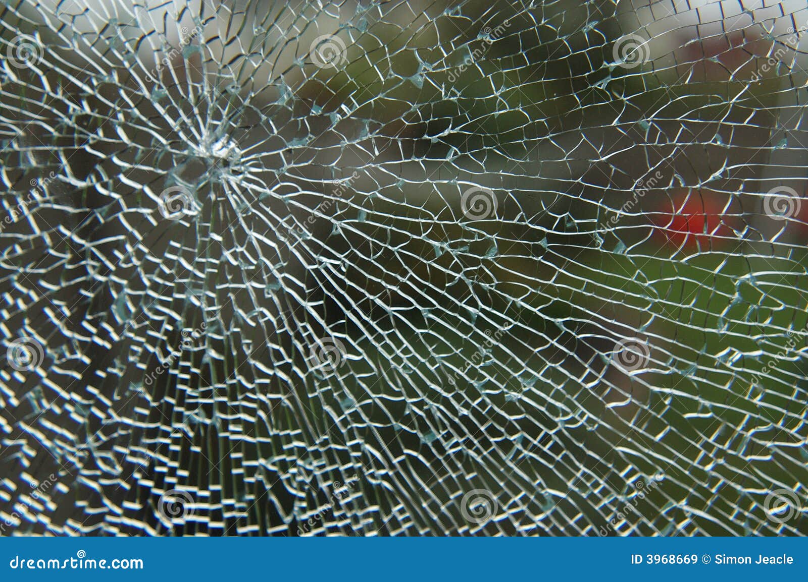 Shattered Glass Pane stock image. Image of broken, glass - 3968669