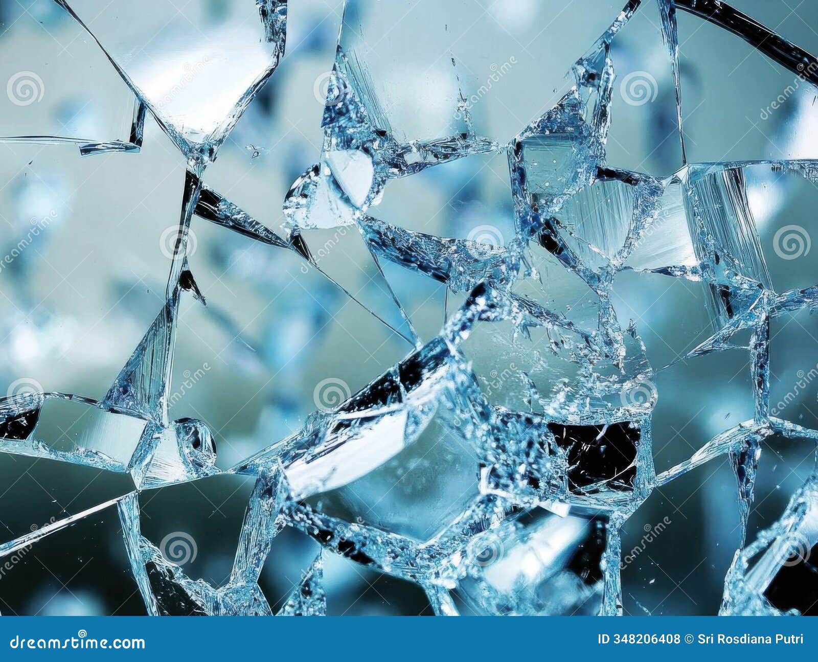 Shattered Glass, a Study of Broken Pieces, Intense Fractures, and ...