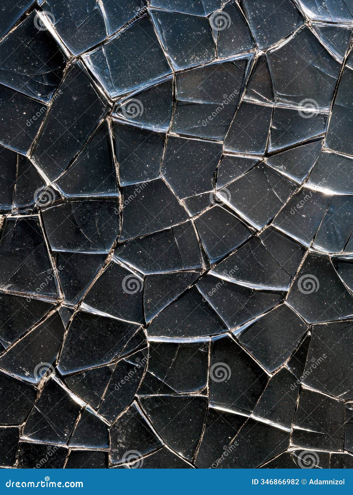 Shattered Glass Texture Background Stock Illustration - Illustration of ...