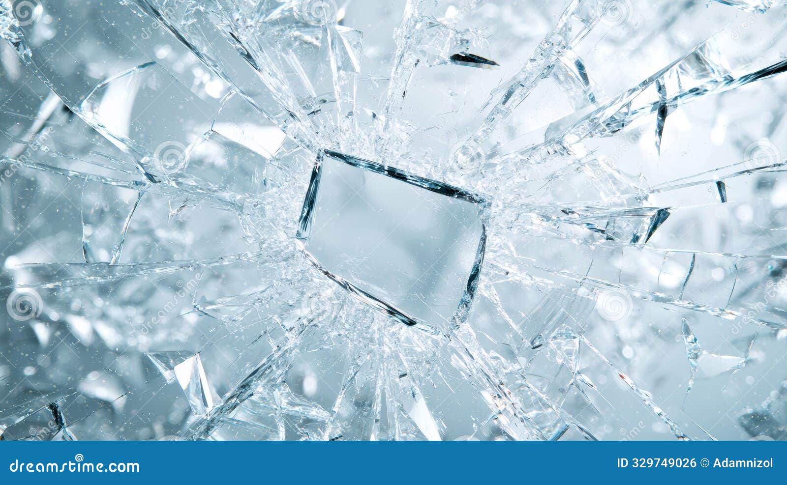 Shattered Glass Texture with Icy Effect Stock Illustration ...