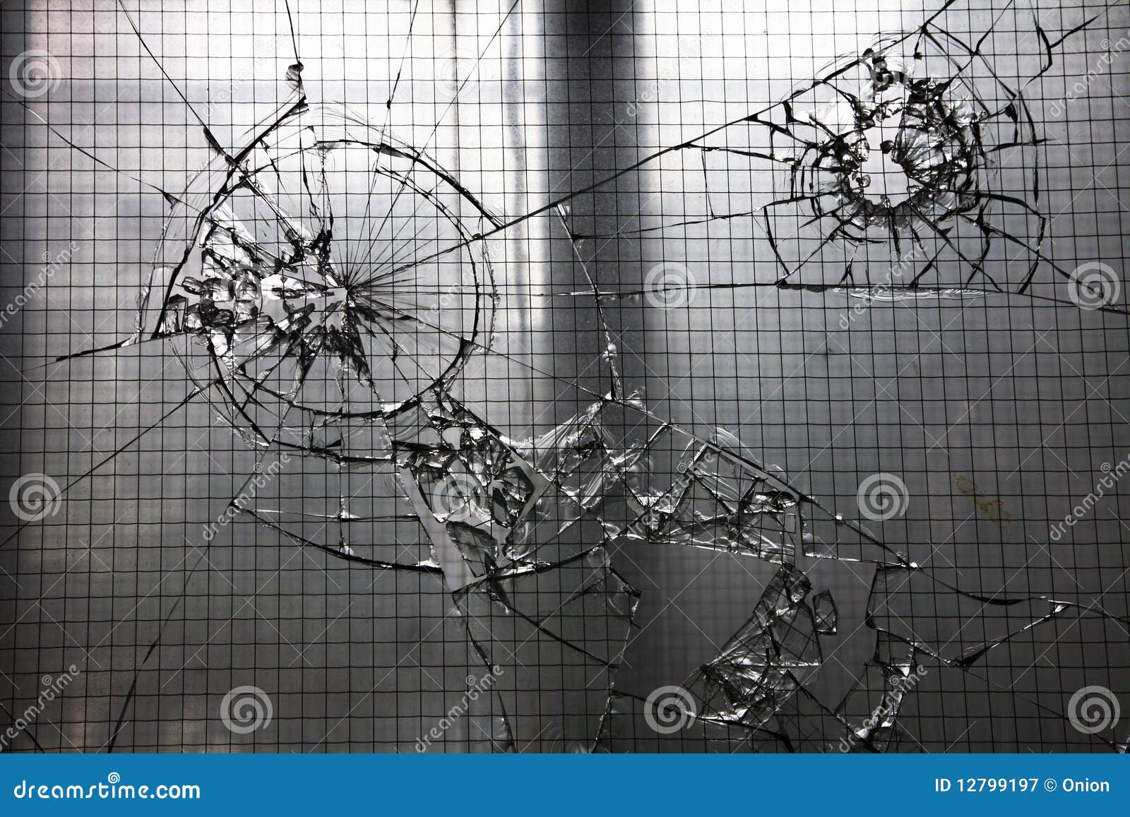 Shattered glass window stock image. Image of destroy - 12799197