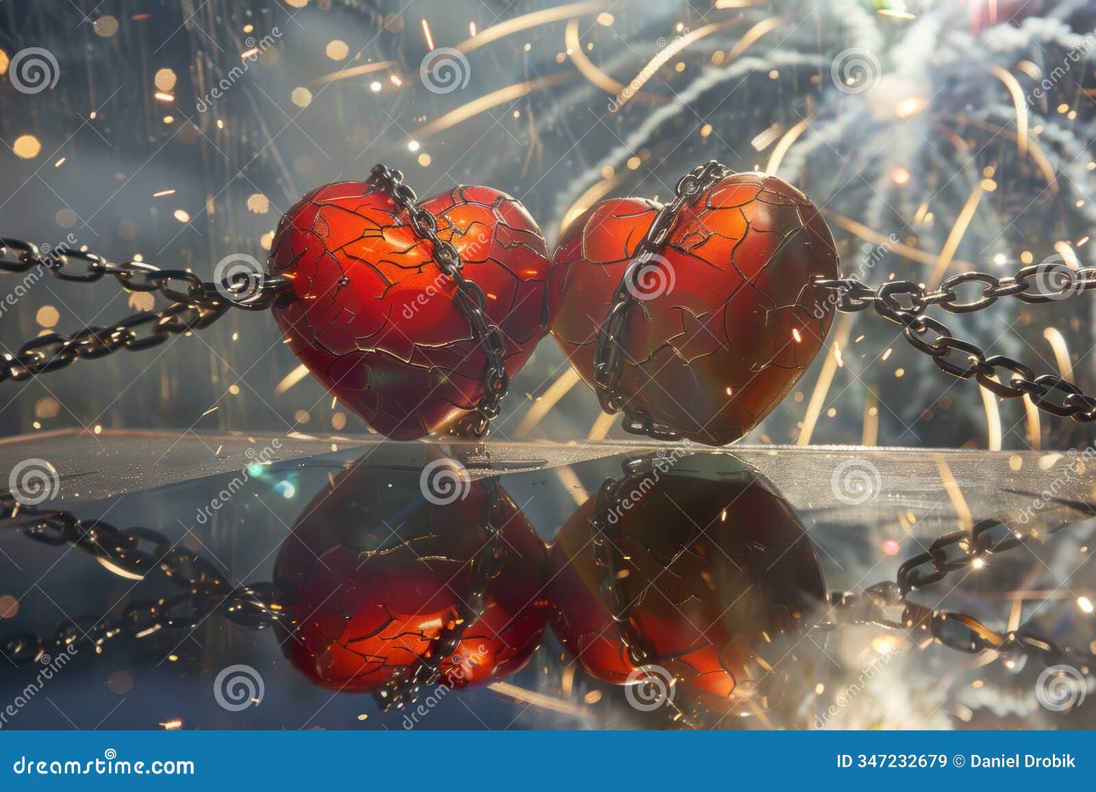 Shattered Hearts, a Powerful Symbol Representing Both Heartbreak and ...