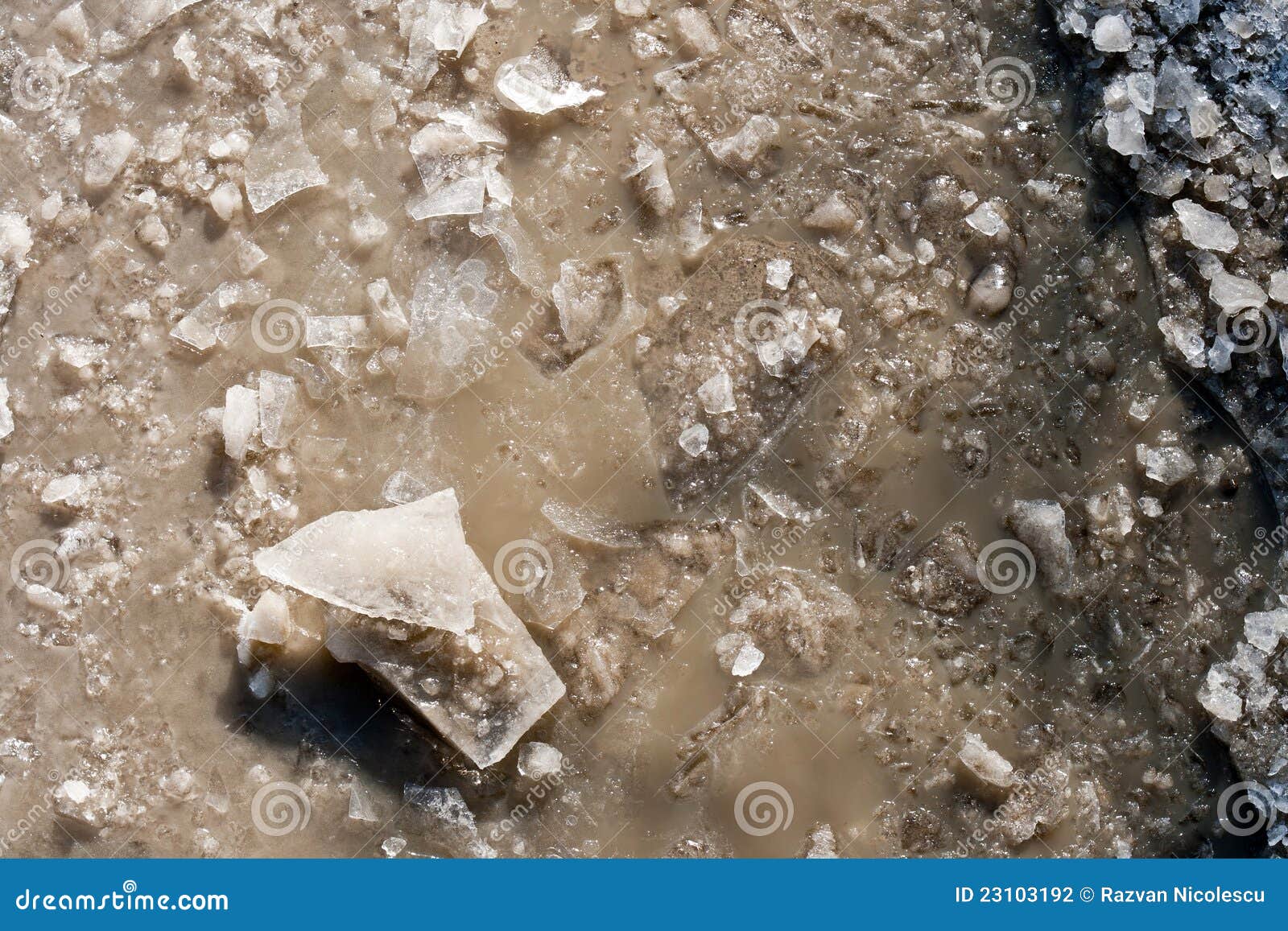 Shattered ice stock photo. Image of water, dirty, razvan - 23103192