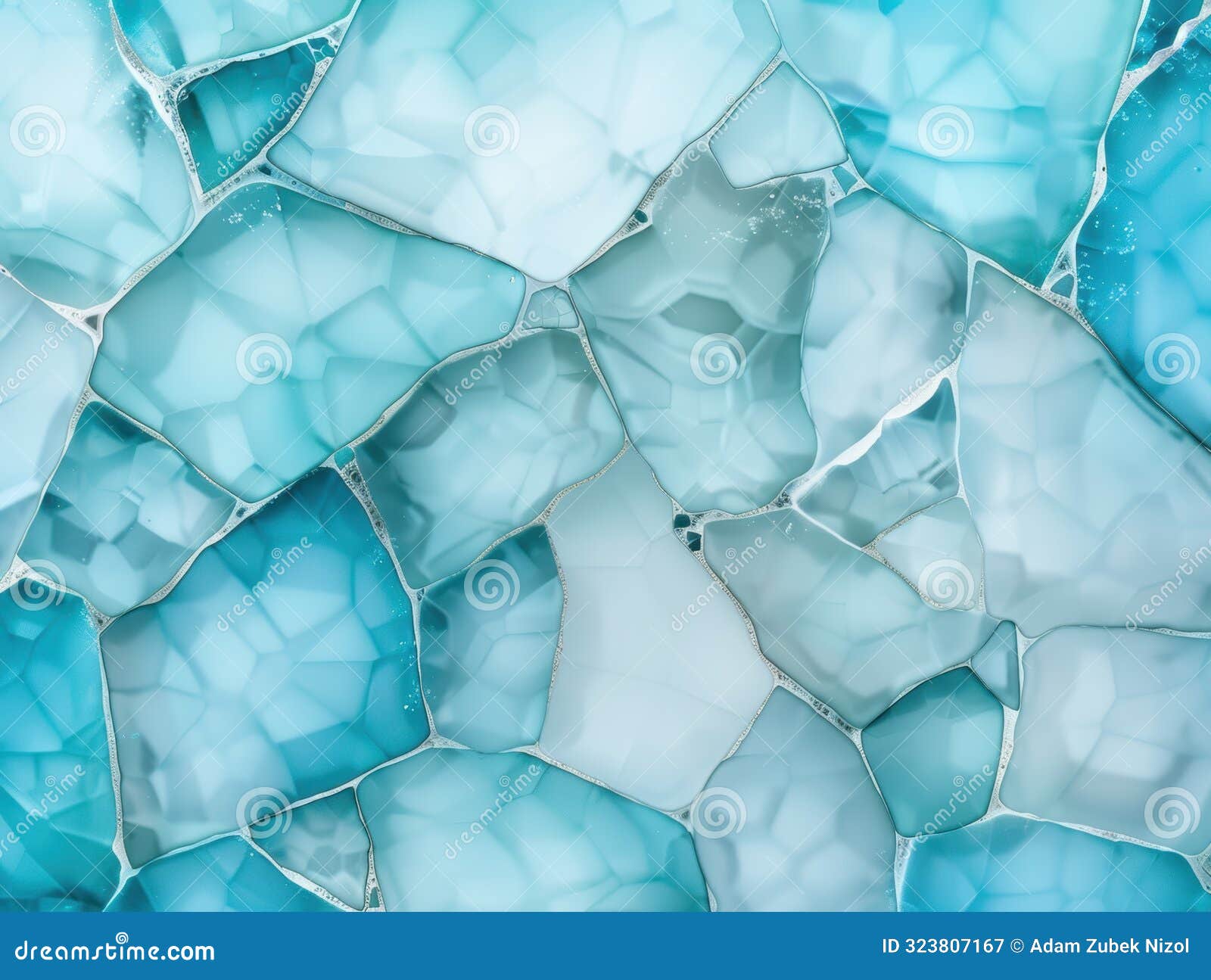 Shattered Ice Texture with Cool Tones Stock Illustration - Illustration ...