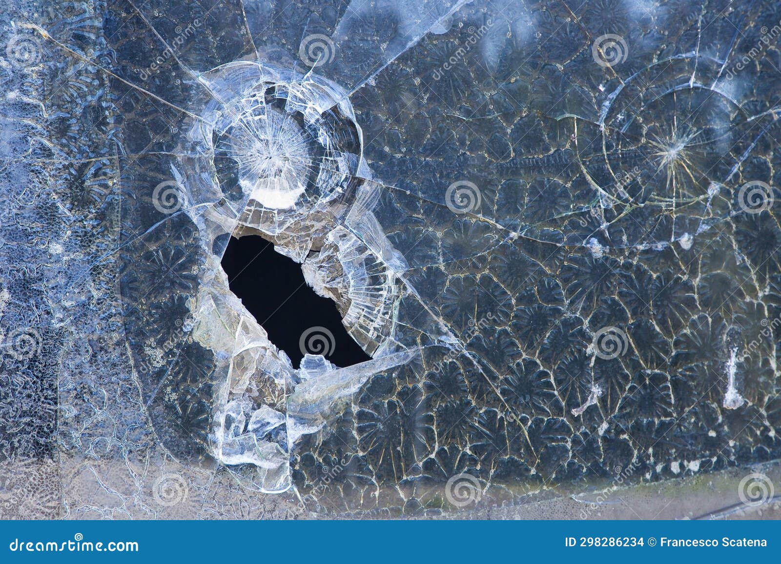 Shattered Old Broken and Sharp Glass - Abstract Background Stock Photo ...