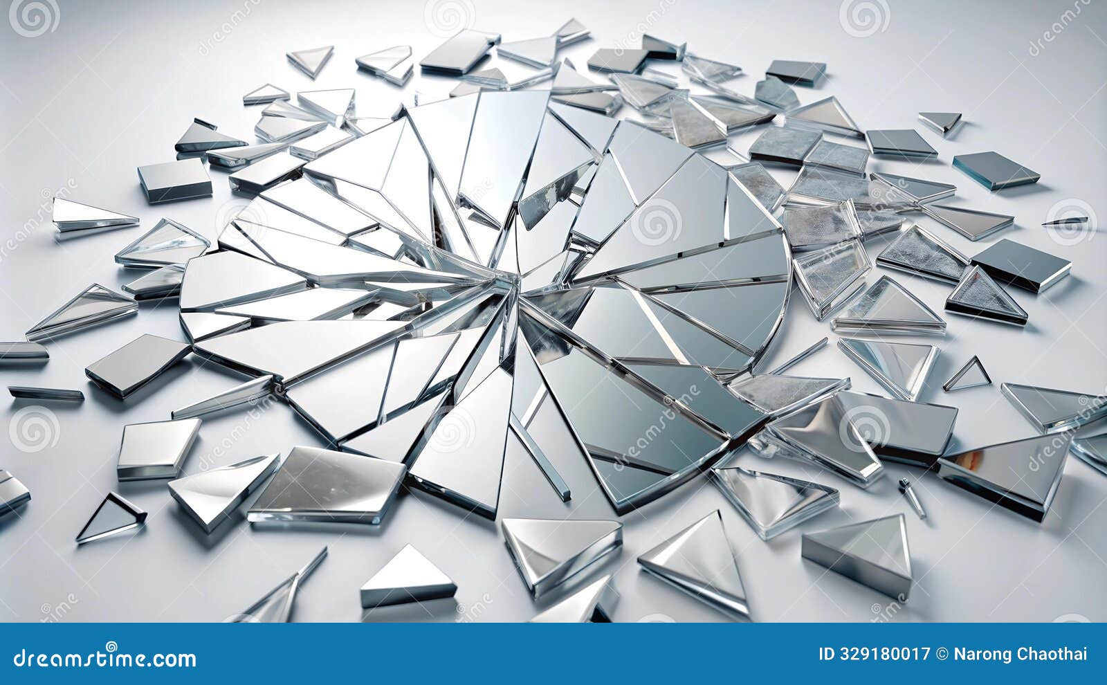 Shattered Reflections: a Visual Metaphor for Divorce AI Generated Stock ...