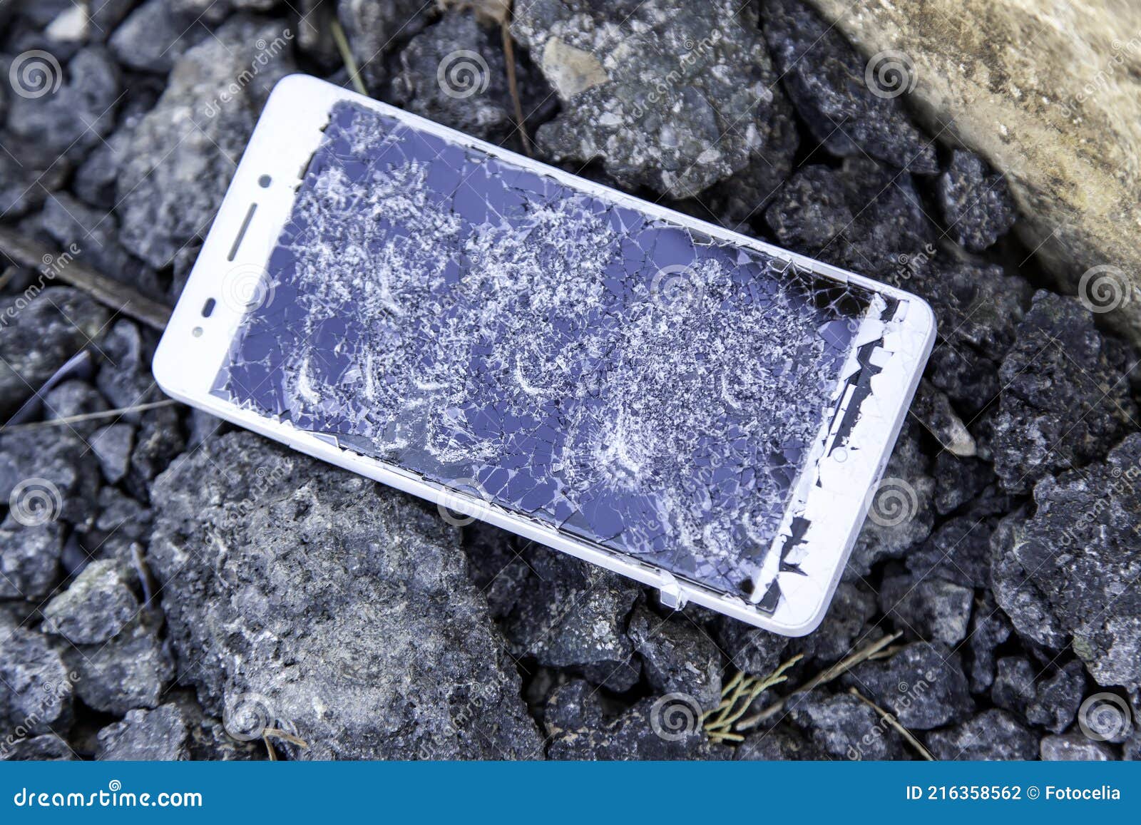 Broken and Damaged Mobile Phone Stock Photo - Image of maintenance ...