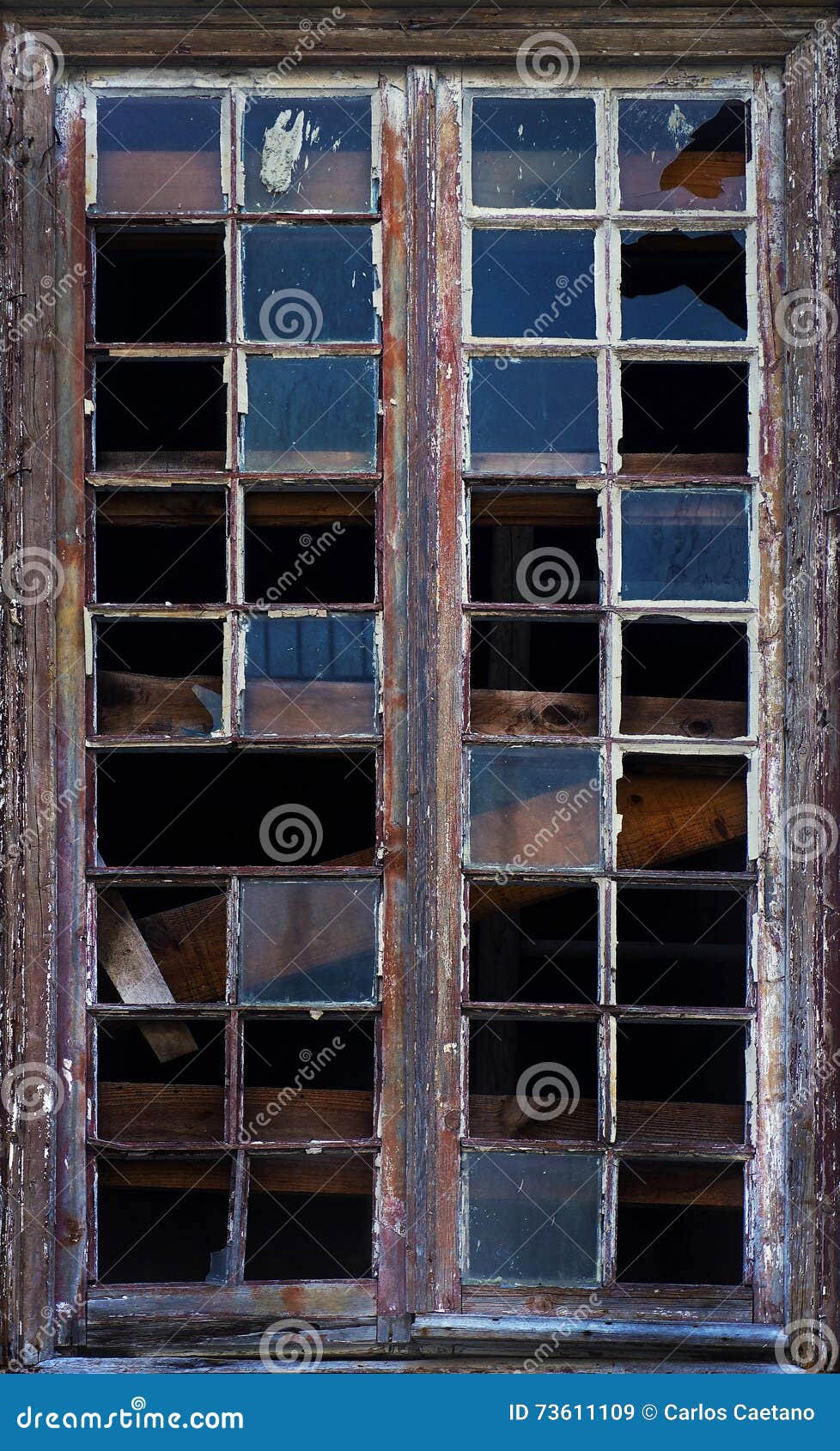 Shattered Window stock image. Image of destruction, damage - 73611109
