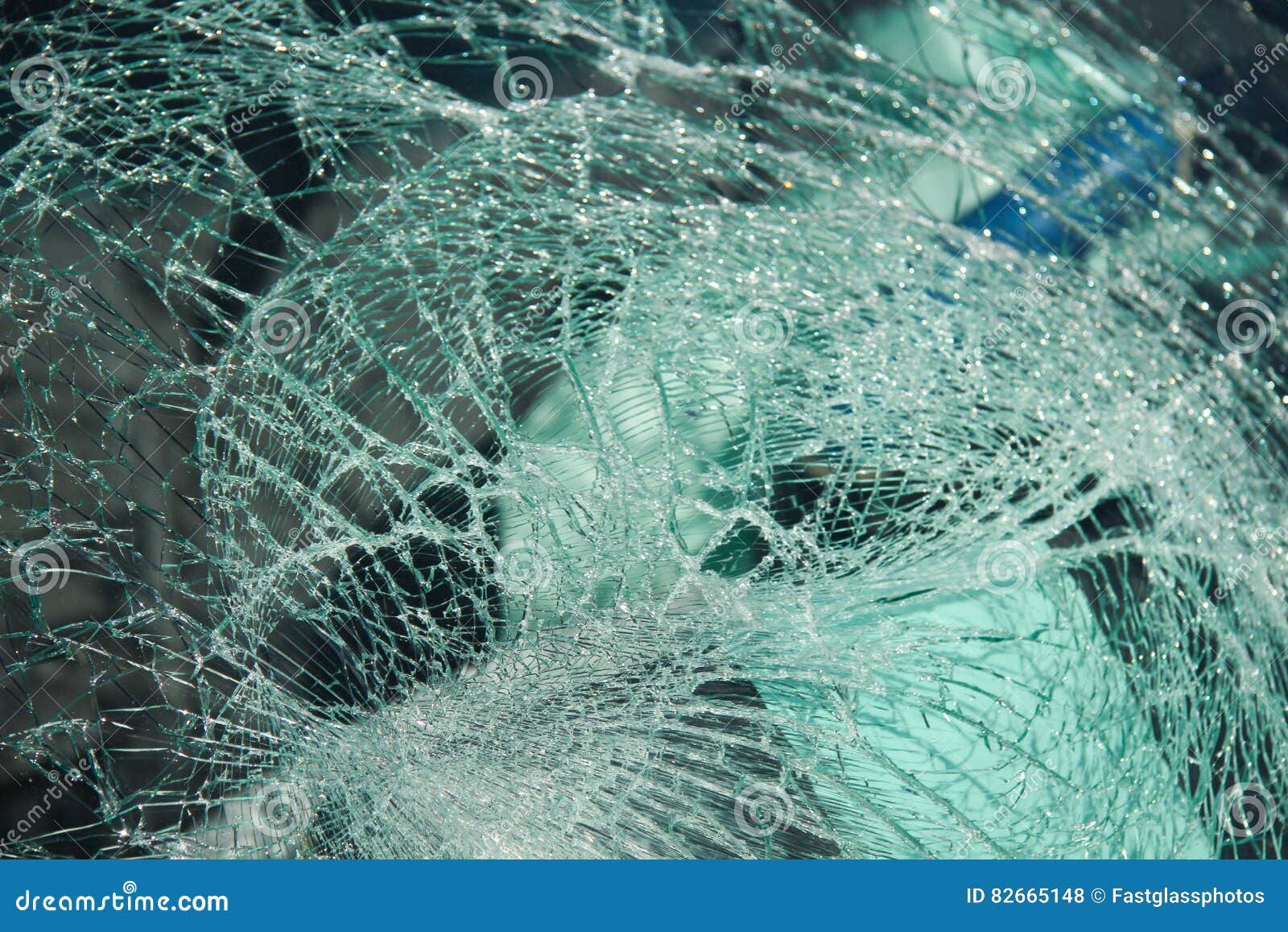 Shattered Windshield stock photo. Image of shattered - 82665148