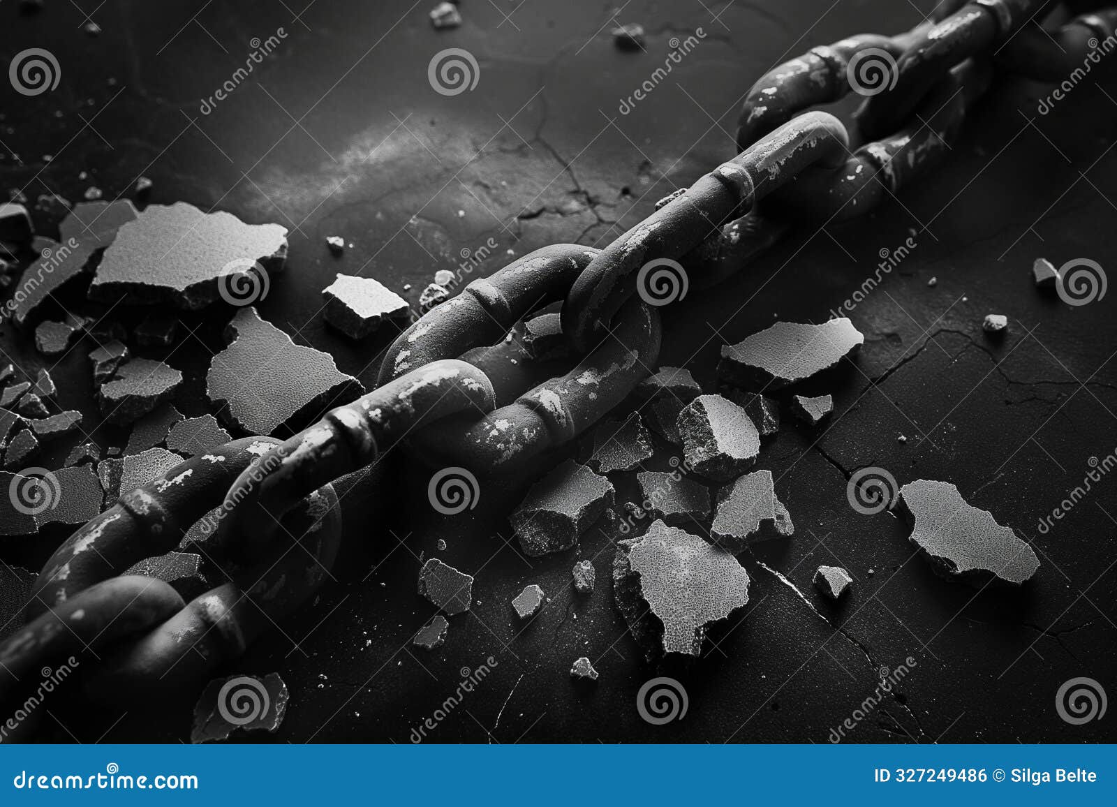 The Shattering of Chains Symbolizes Freedom from Oppression, Breaking ...