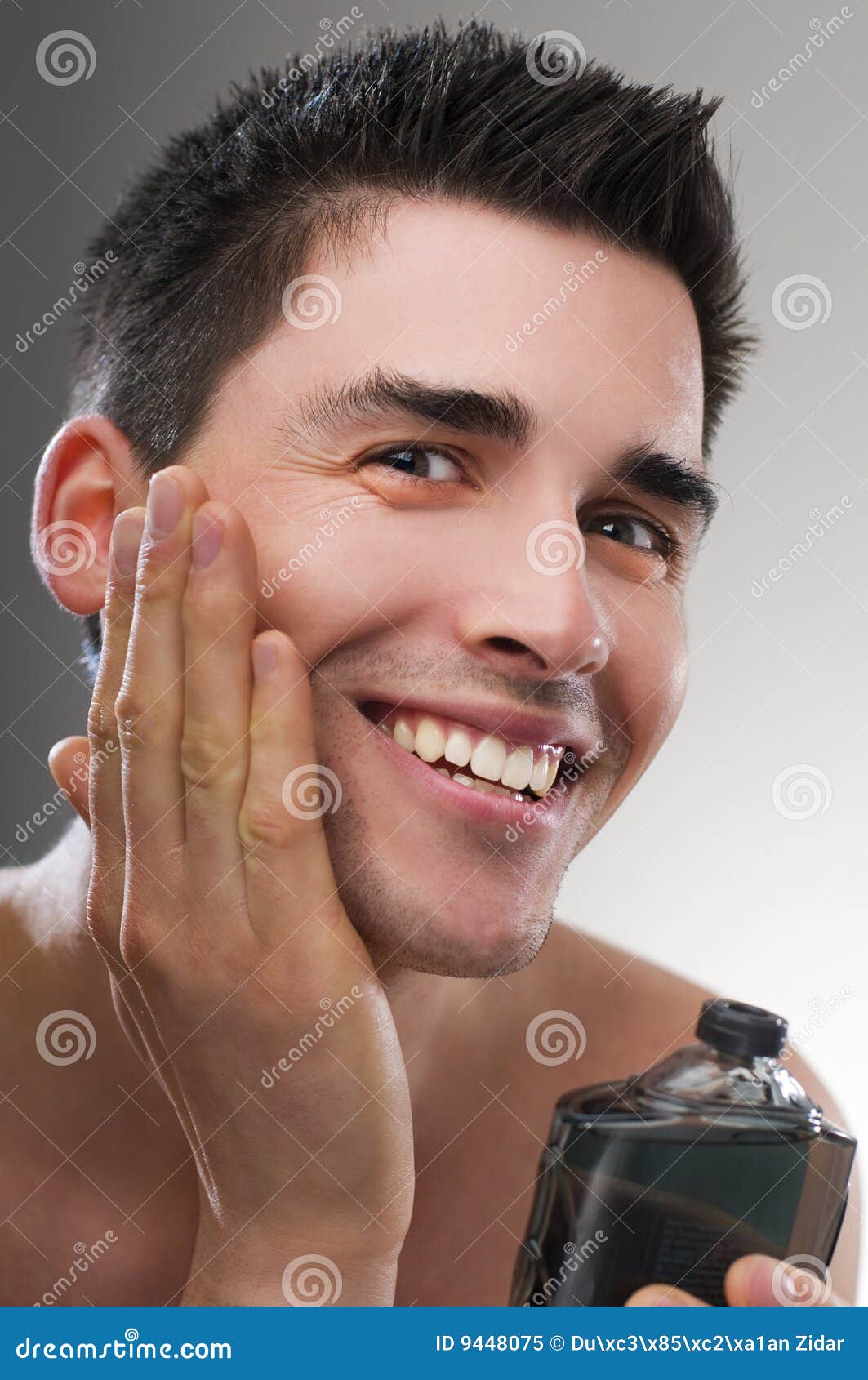 After shave stock image. Image of natural, long, happy - 9448075