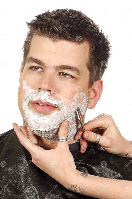 Shave at Salon stock image. Image of herbal, shaving, aromatherapy ...