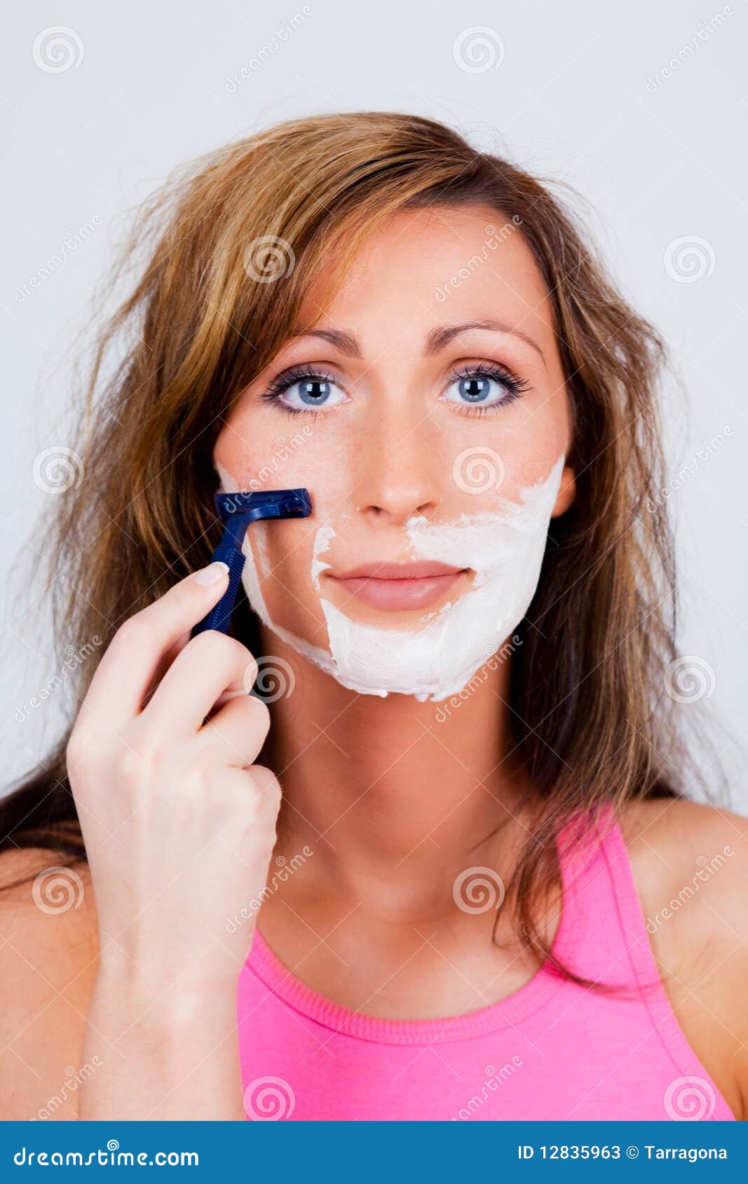 Shave woman stock image. Image of health, young, feminism - 12835963