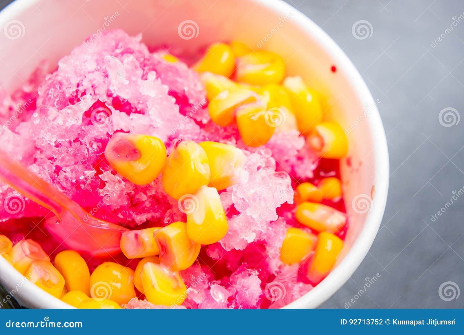 Shaved ice stock photo. Image of outdoors, frozen, sugar - 92713752