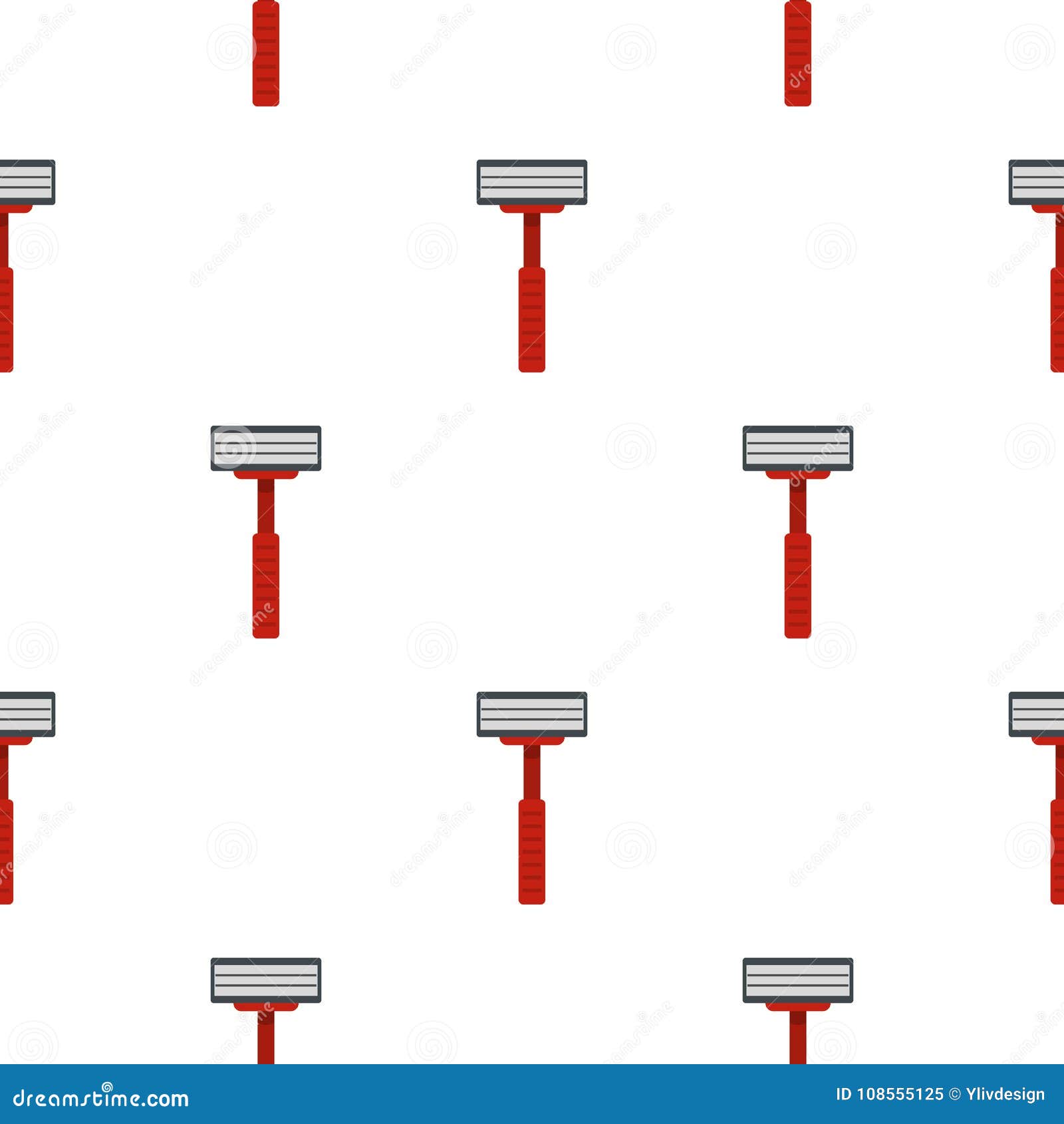 Shaver Razor Pattern Seamless Stock Vector - Illustration of repeat ...