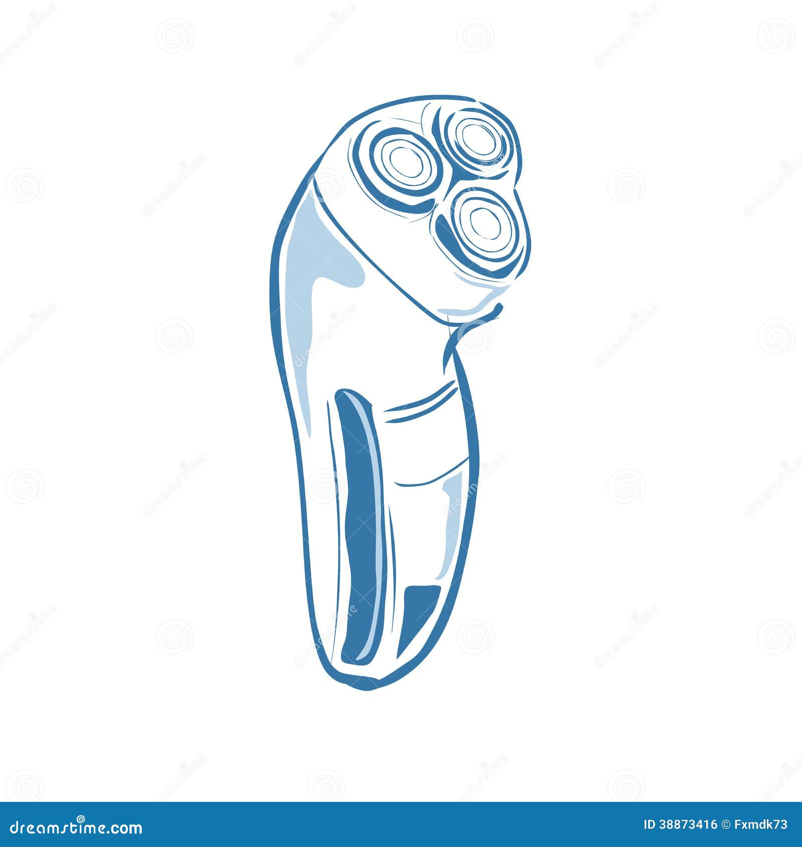 Shaver stock vector. Illustration of machine, technology - 38873416