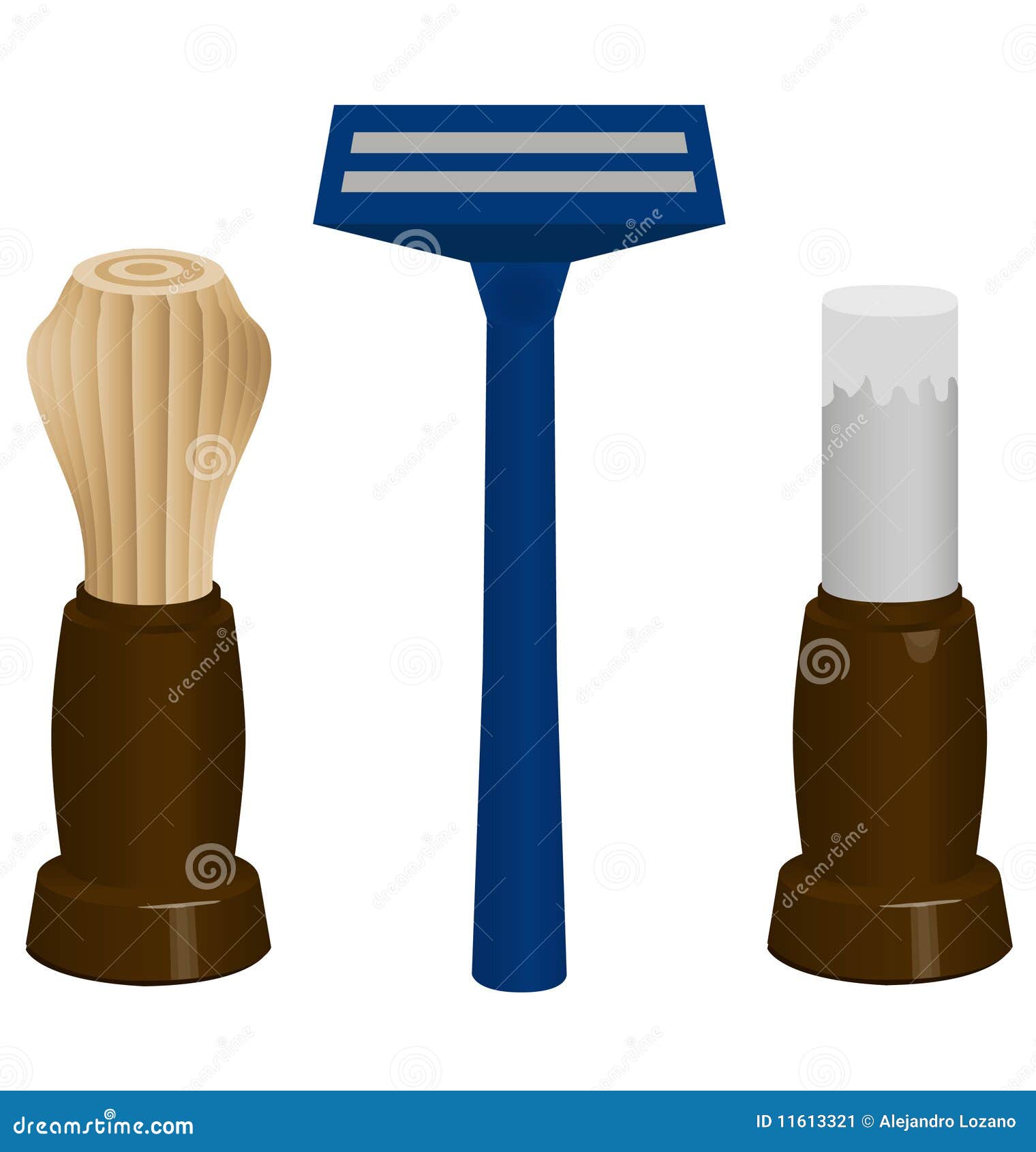 Shaving stock vector. Illustration of care, male, beard - 11613321