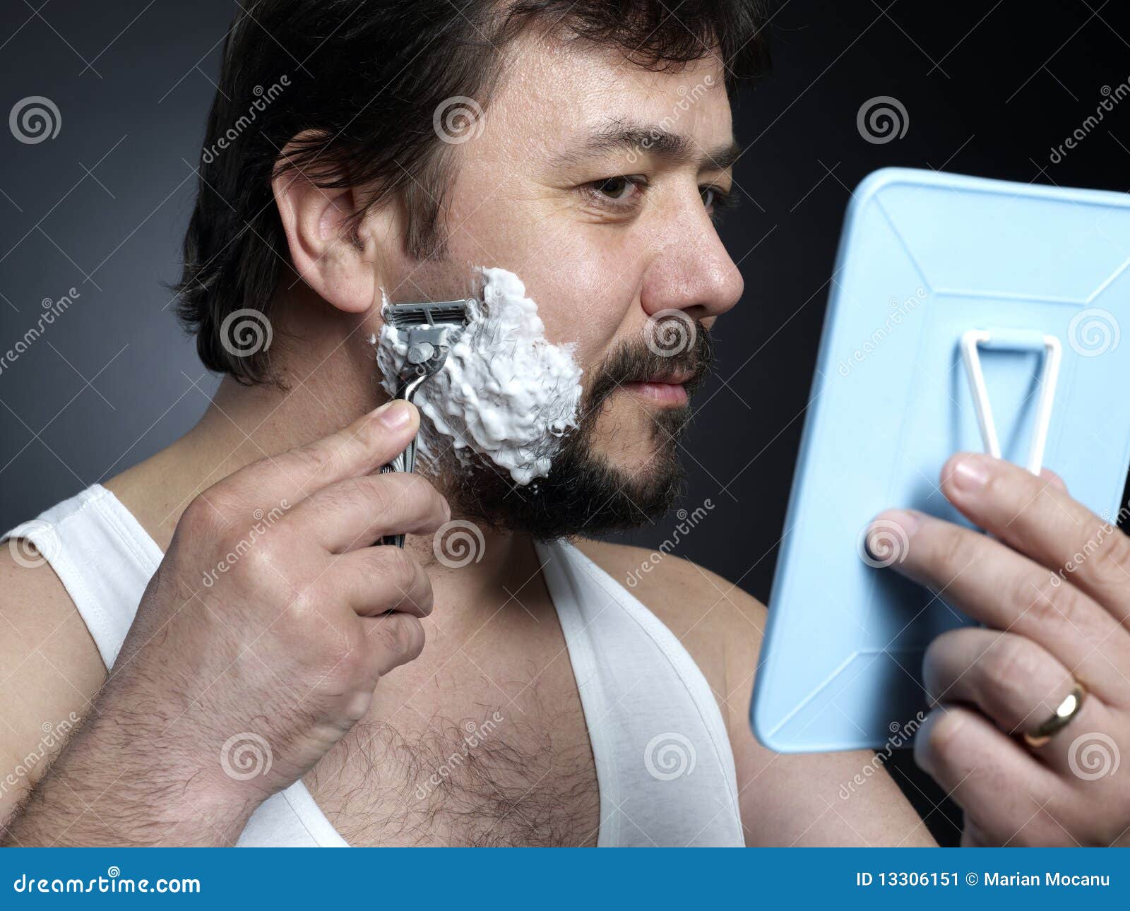Shaving stock image. Image of activities, person, lotion - 13306151