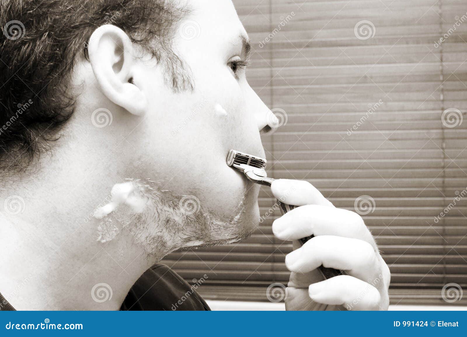 Shaving stock photo. Image of nosehair, male, people, chin - 991424