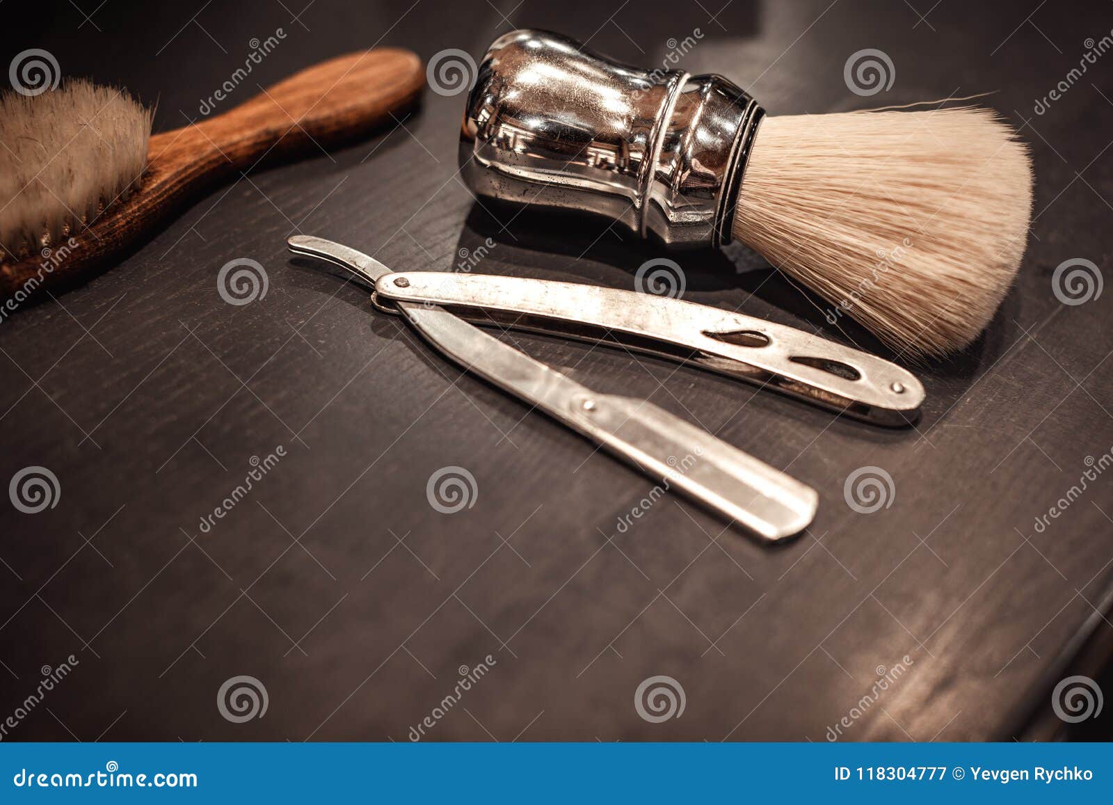 Tools of barber shop stock image. Image of hygiene, brush - 118304777