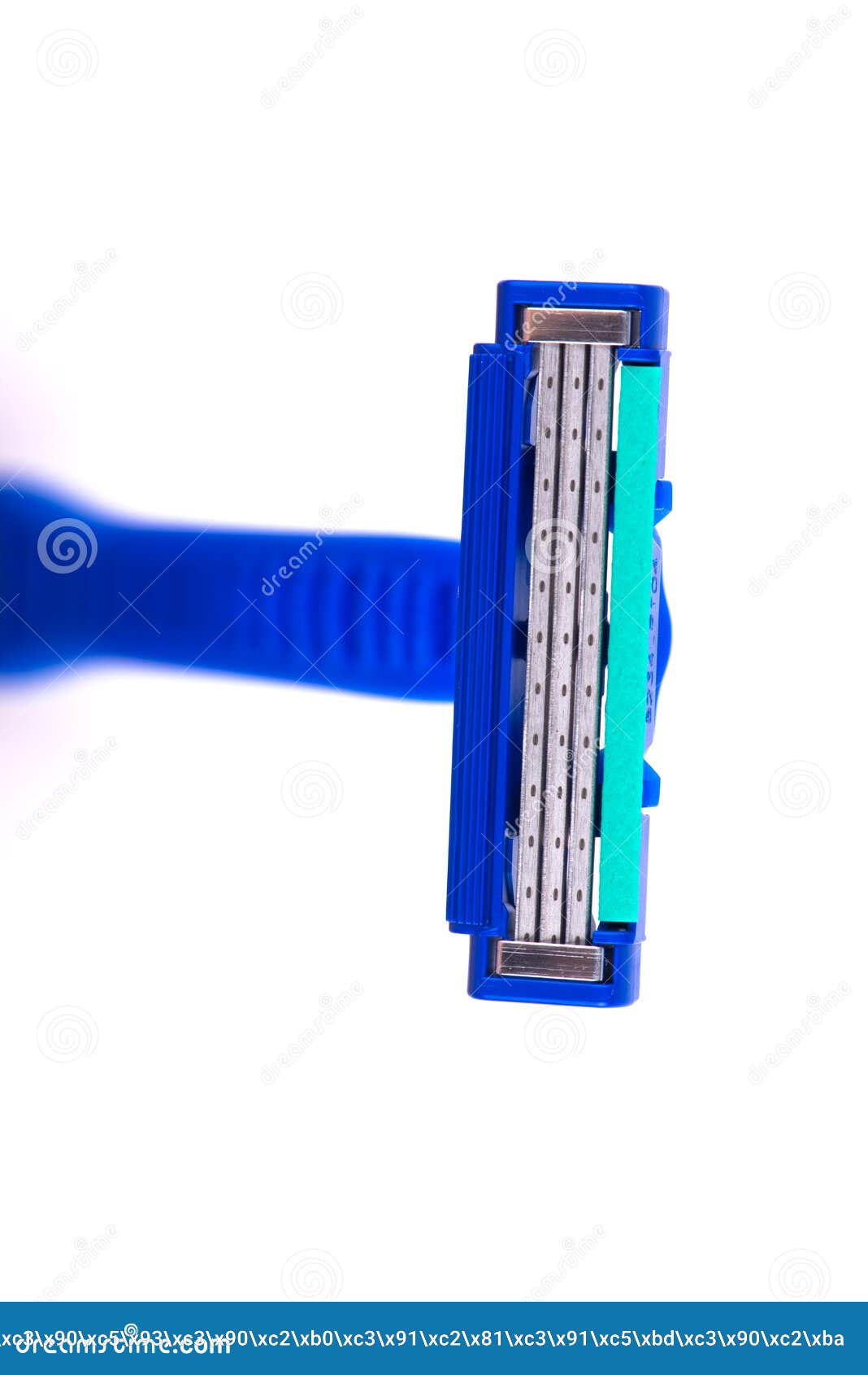 Razor on White Background. Machine for Shaving Editorial Image - Image ...