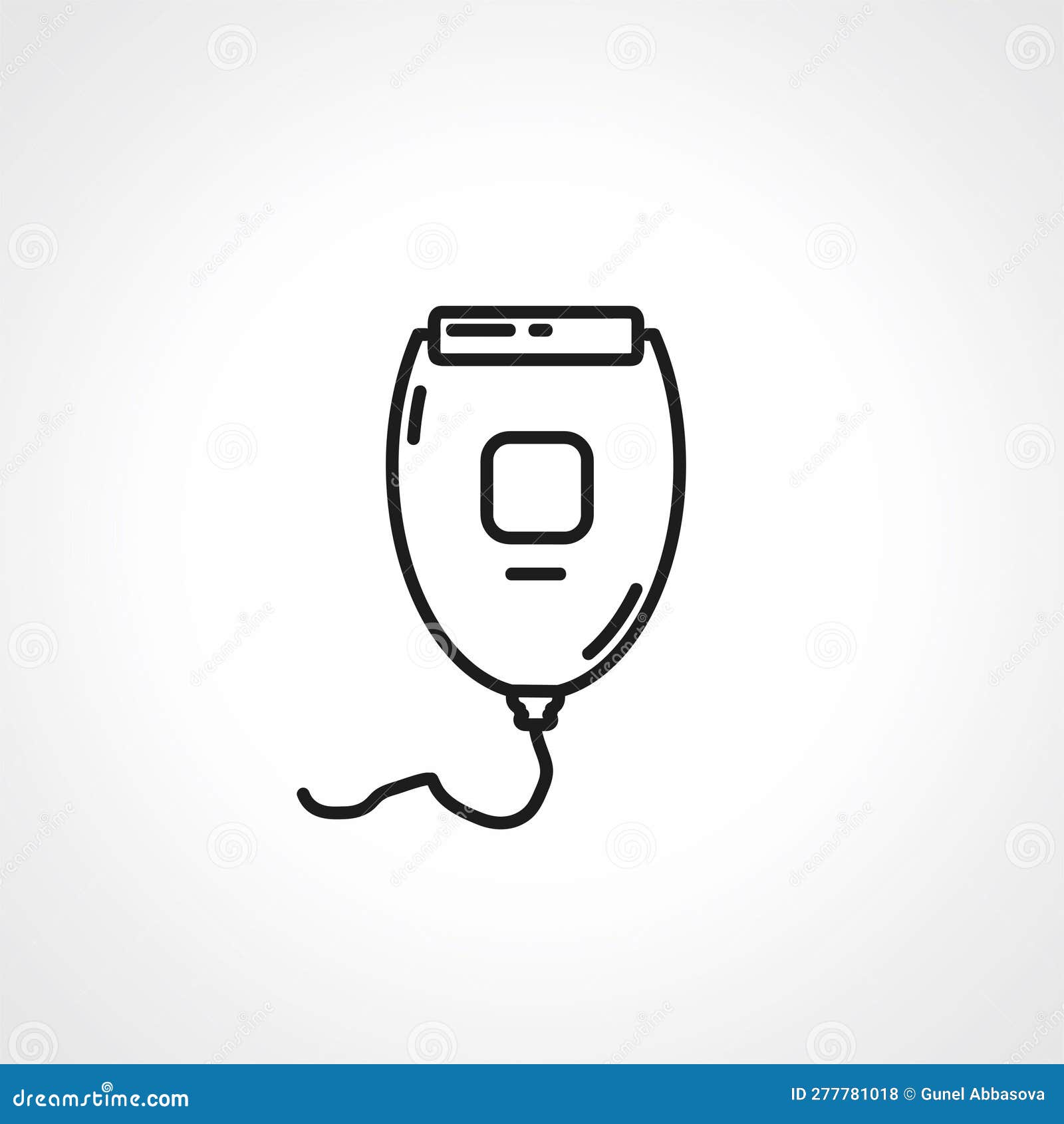 Shaving Machine Line Icon. Shaving Machine Icon Stock Vector ...