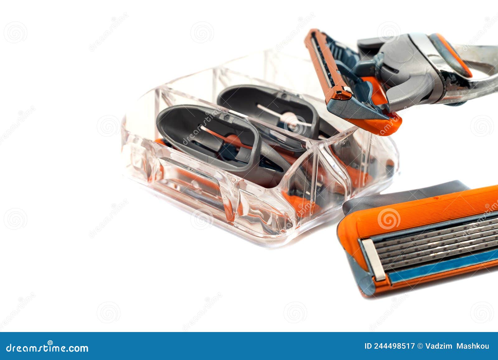 Shaving Machine on a White Background. Razor Blade Shaving Isolate ...