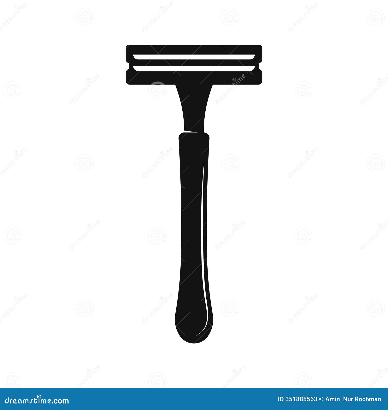 Shaving Razor Icon Logo Vector Stock Illustration - Illustration of ...