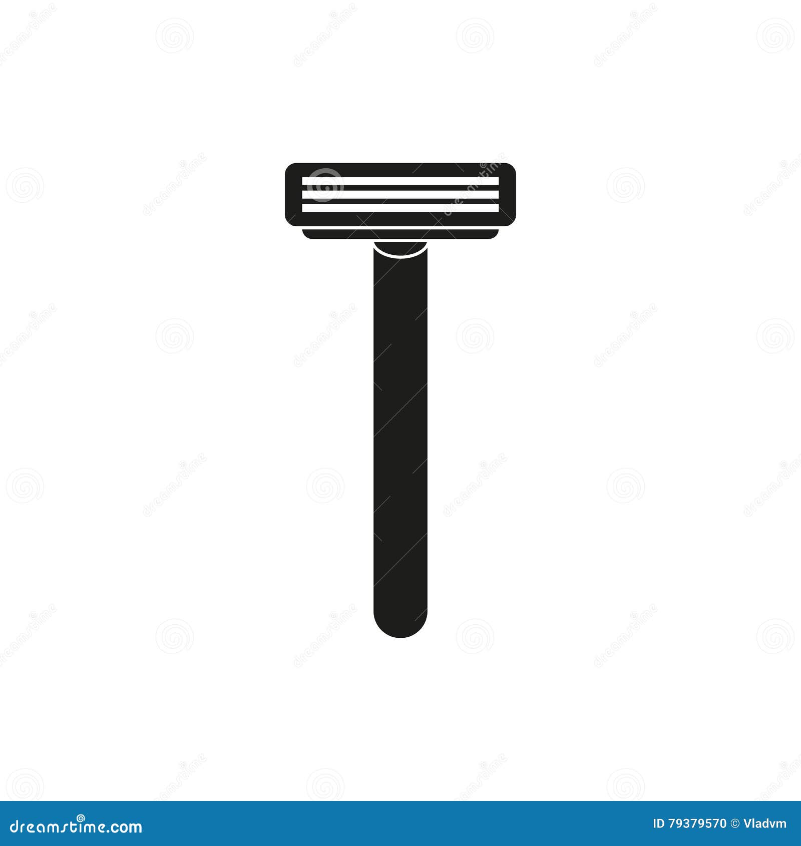 The Shaving Razor Icon. Shaver Symbol Stock Vector - Illustration of ...